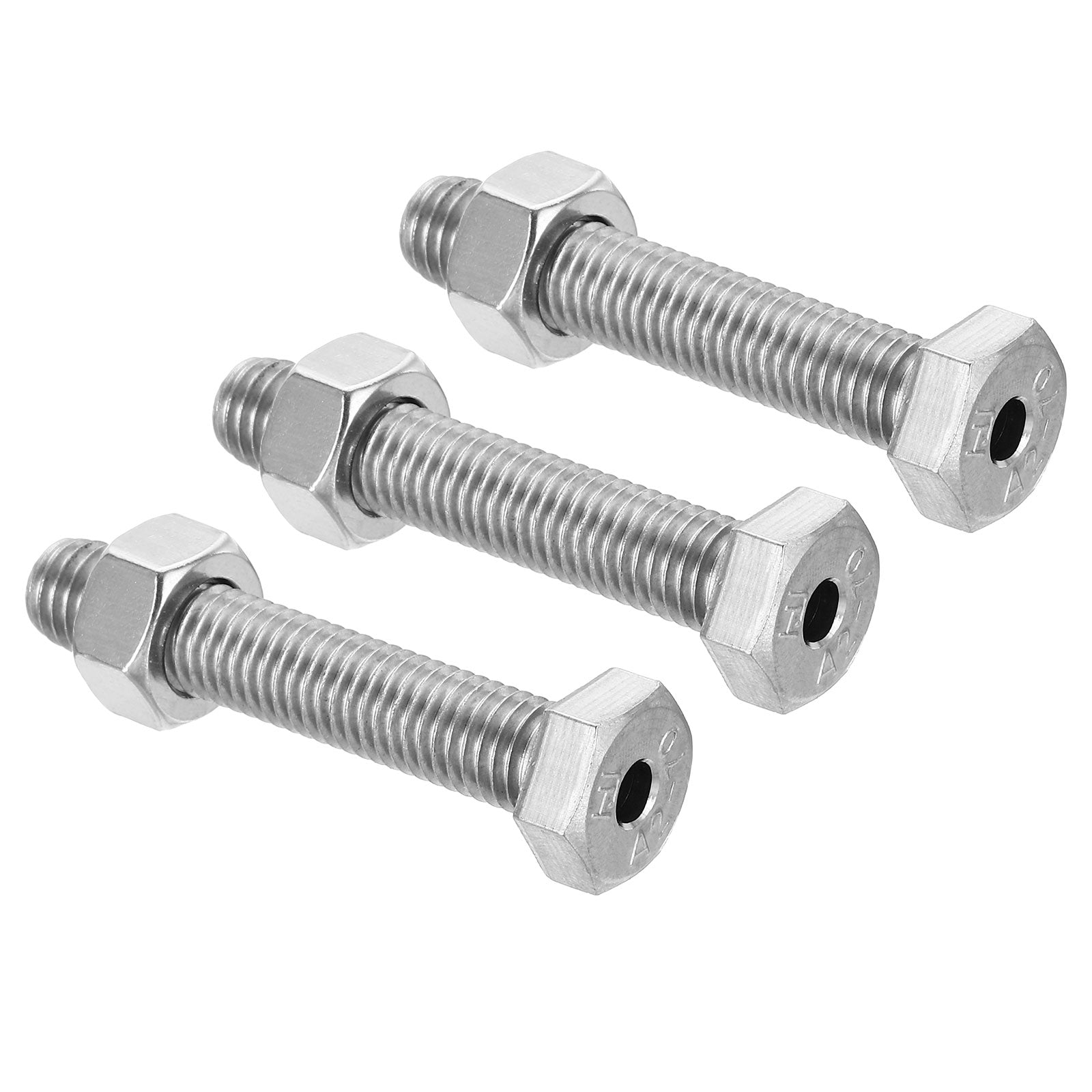 M10x55mm Hollow External Hexagon Screw, 3 Set Cylindrical Lamp ...