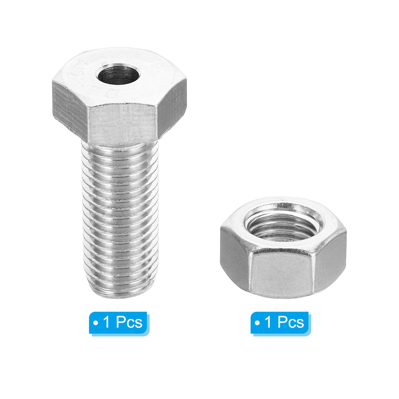 M20x50mm Hollow External Hexagon Screw, 1 Set Cylindrical Lamp ...