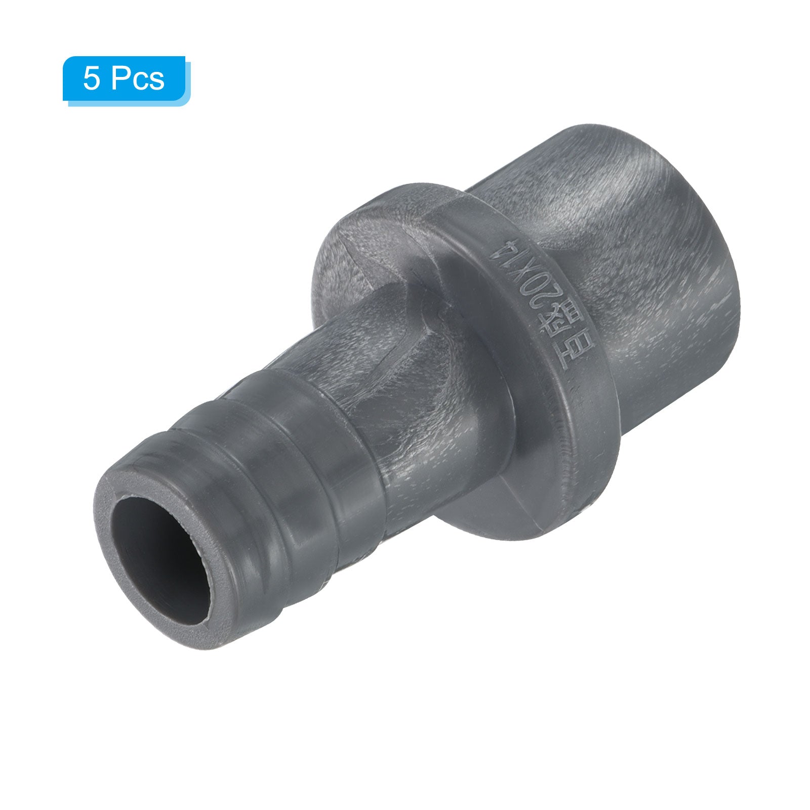 UPVC Reducer Pipe Fitting 20x15mm, 5 Pack Straight Coupling Connector ...