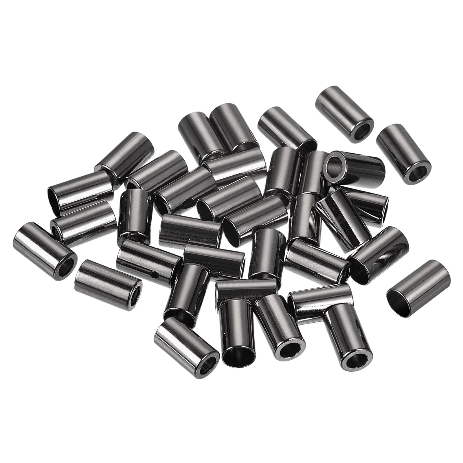 36pcs Metal Cord End Lock, Metal Drawstring Rope Stopper Column Rope ...