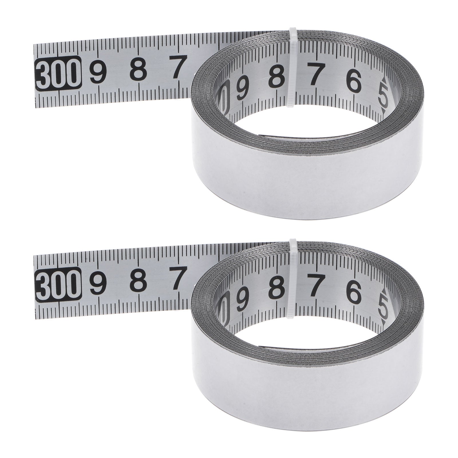 2pcs Self-Adhesive Measuring Tape 300cm Metric Right to Left Read ...