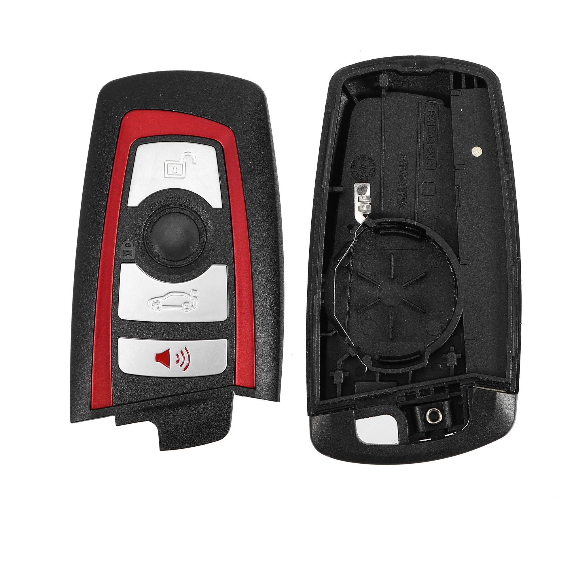 4 Button Replacement Key Fob Case Keyless Entry Remote Key Shell for ...