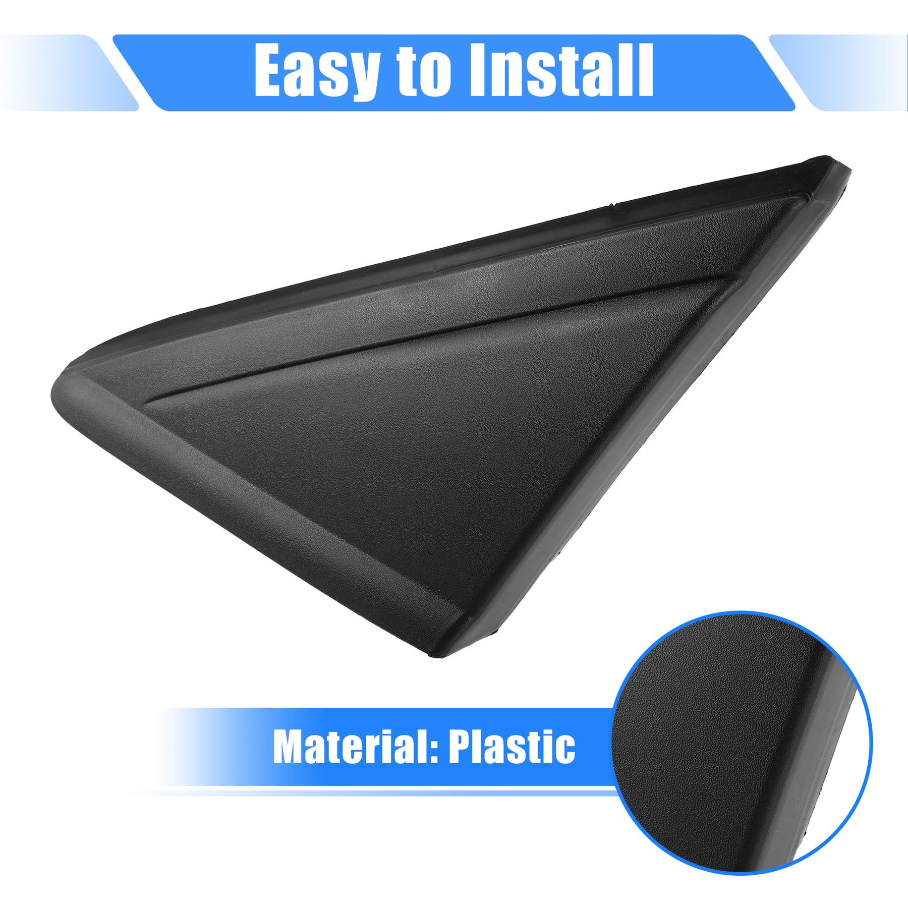 Front Left Mirror Corner Triangle Fender Cover Rearview Triangle Trim ...