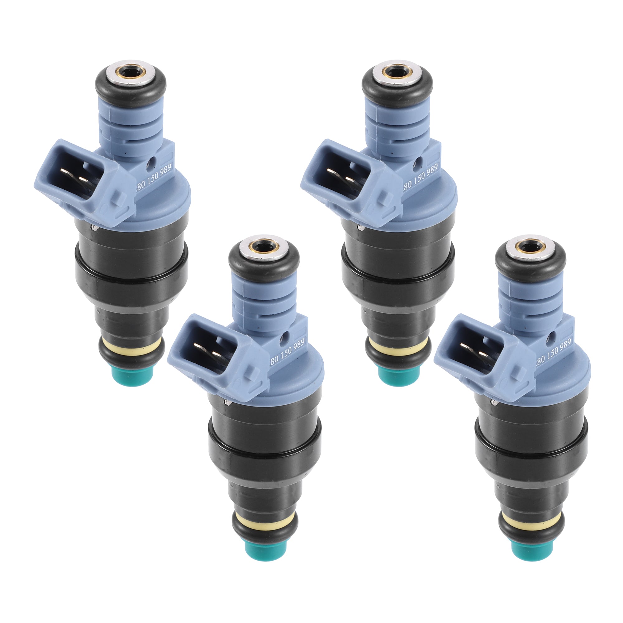 4pcs 0280150989 Car Fuel Injector for Volvo 740 2.3L I4 1989-1992 for ...