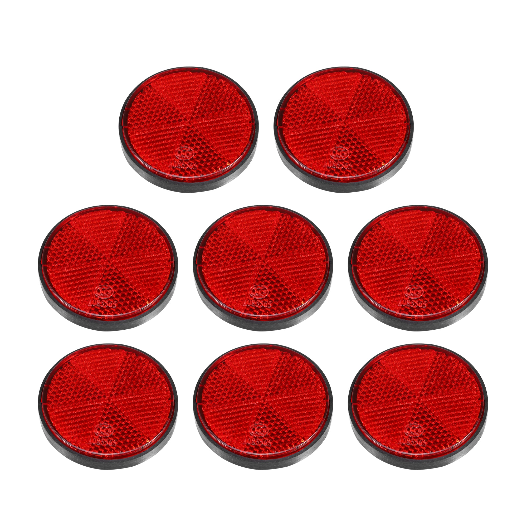 8 Pcs Round Rear Reflectors Screw on Safety Spoke Reflective Gate Posts ...