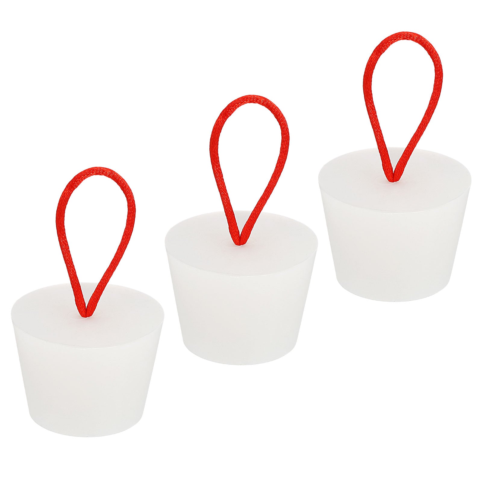 Silicone Rubber Tapered Plug 32mm to 42mm Solid Bathtub Bungs Stopper ...