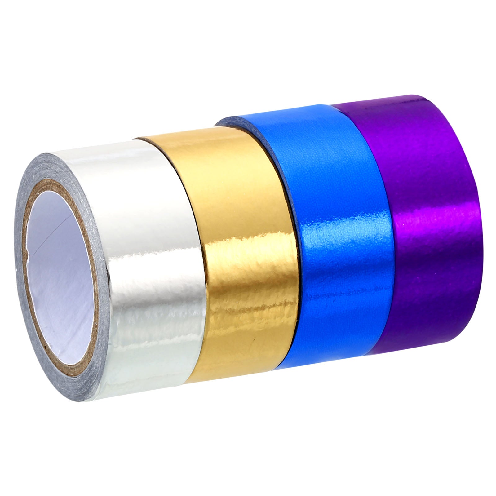 Metallic Washi Tape 15mm x 5m, 4 Pack Art Tapes Washi Self-Adhesive 4 ...