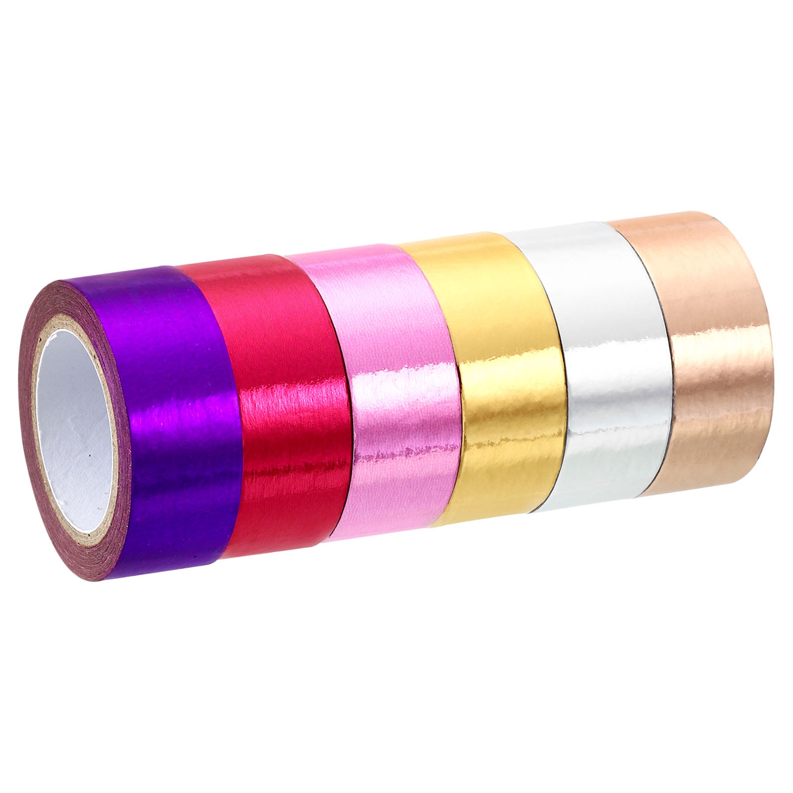 Metallic Washi Tape 15mm x 5m, 6 Pack Art Tapes Washi Self-Adhesive 6 ...
