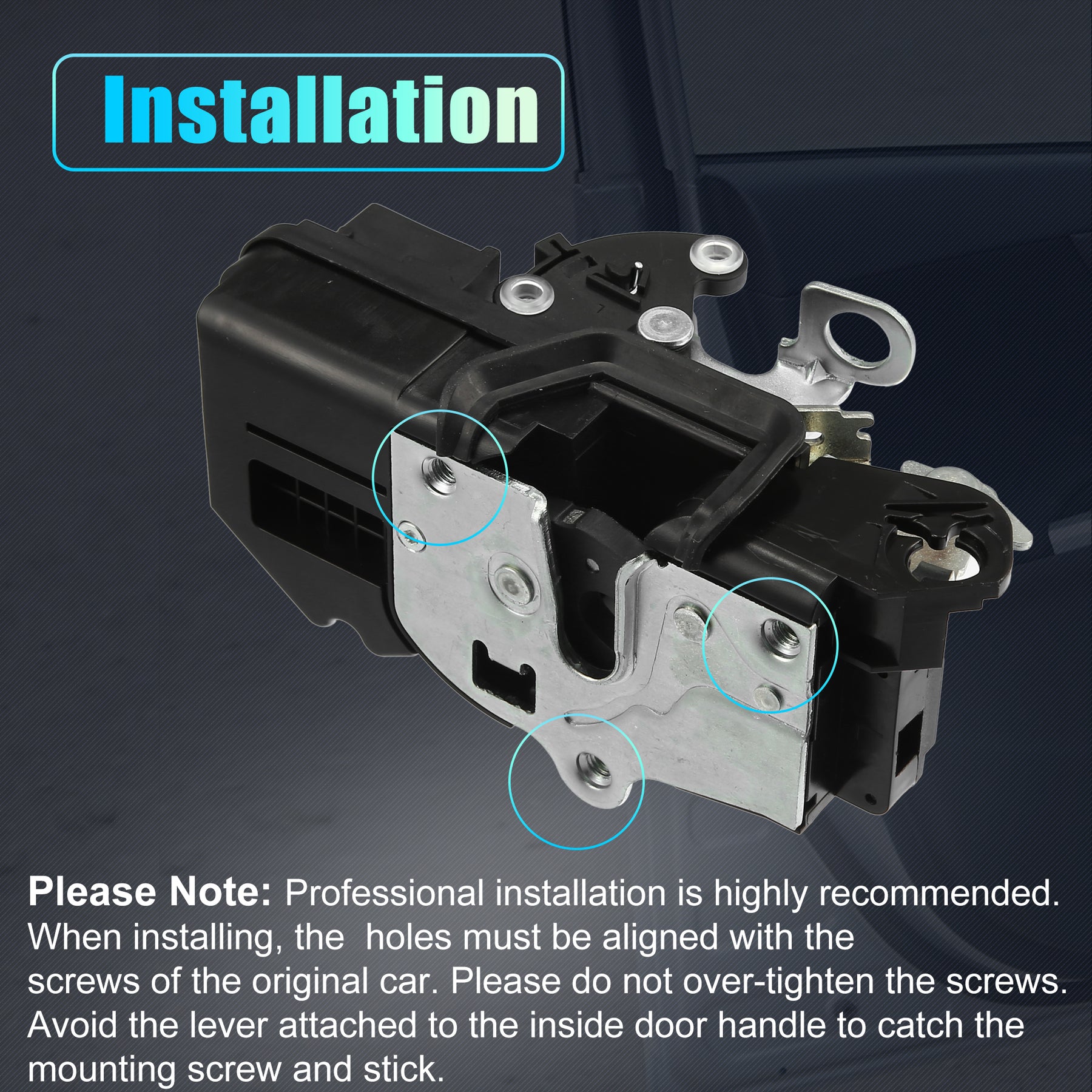 Power Door Lock Actuator Motor Front Left Driver Side for Chevrolet ...