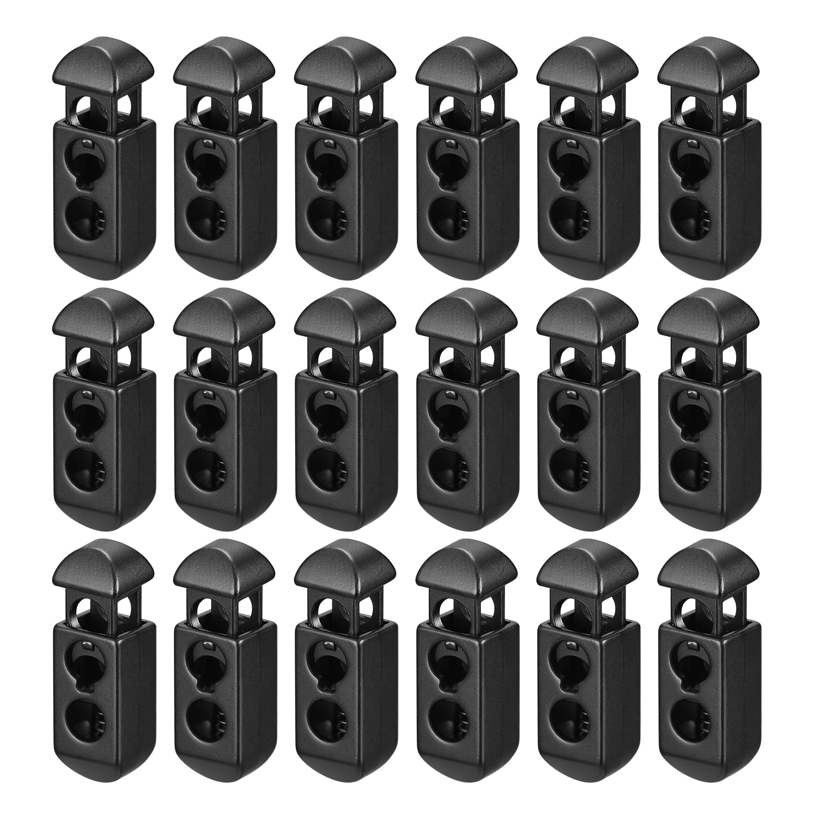 Uxcell 18pcs Metal Cord End Locks Spring Stopper Replacement ...