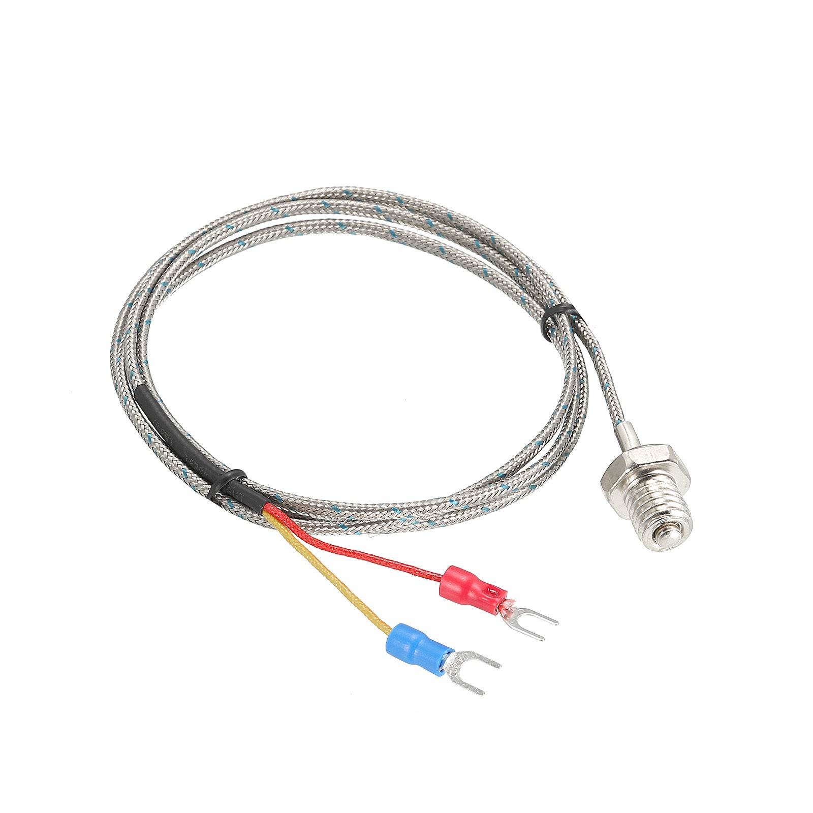 Temperature Sensor M10 Screw Temperature Probes Thermocouple J Type 5ft ...