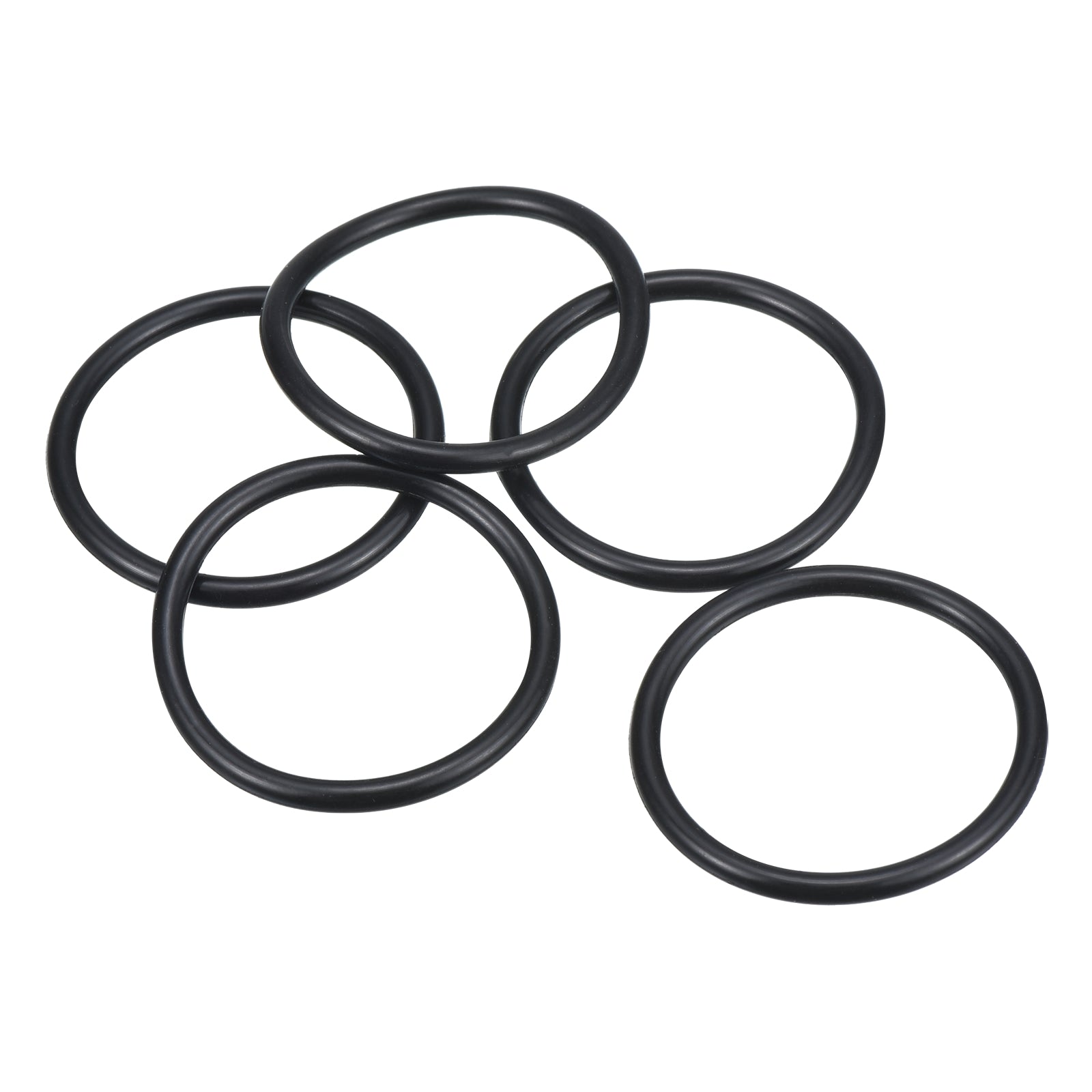 5pcs 33x28x2.65mm Nitrile Rubber O-Rings Metric Sealing Gaskets, Black ...