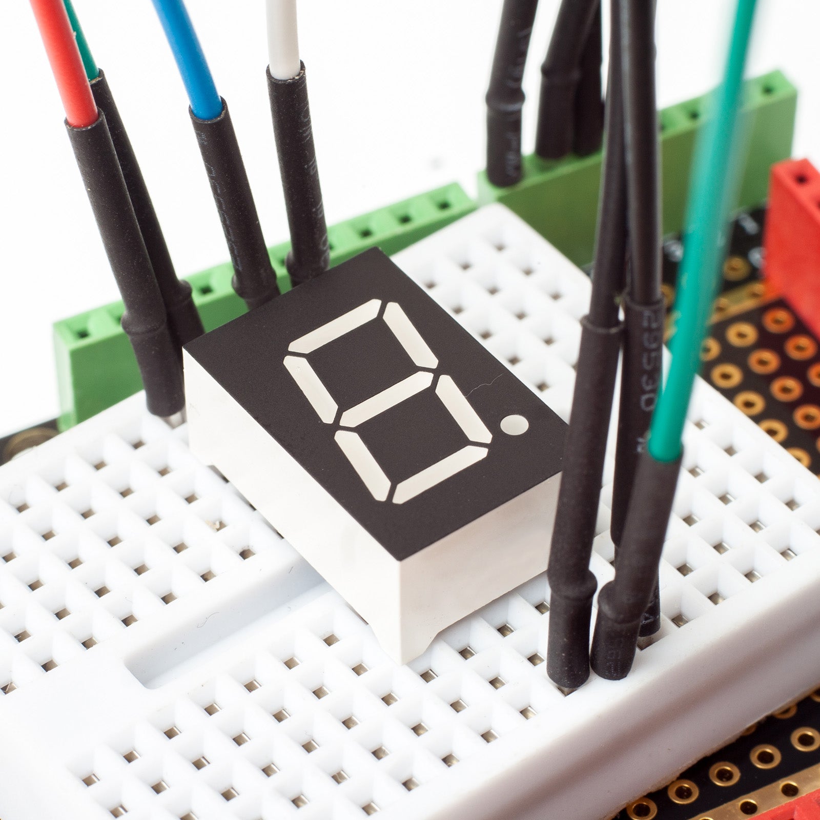 LED Display Digital Tube, 6 Pack 7 Segment 10 Pin 1 Bit 1.9"x2.7"x0.5 ...