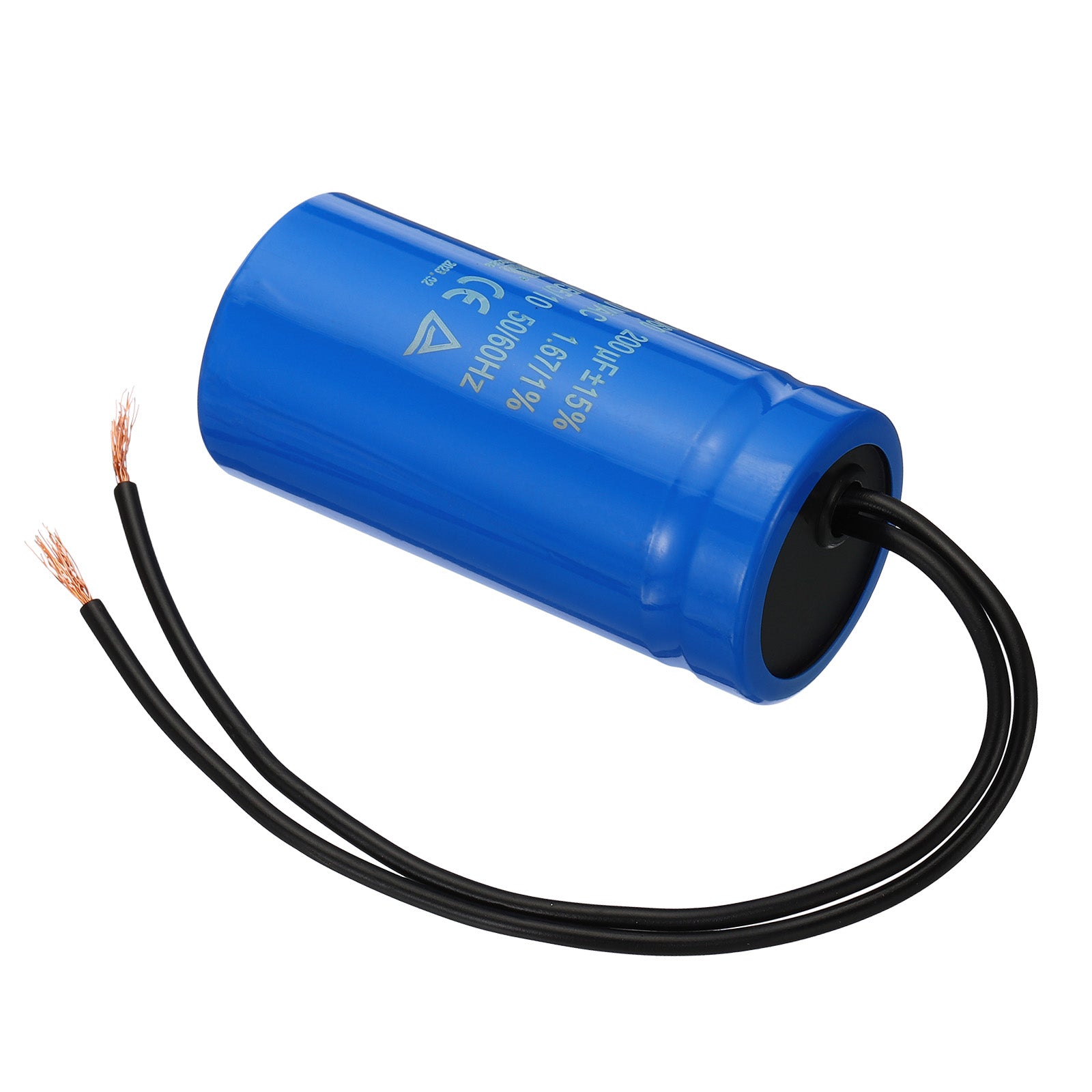 CD60 Run Capacitor, 200uF 250VAC 2 Wires 50/60Hz Motor Starting ...