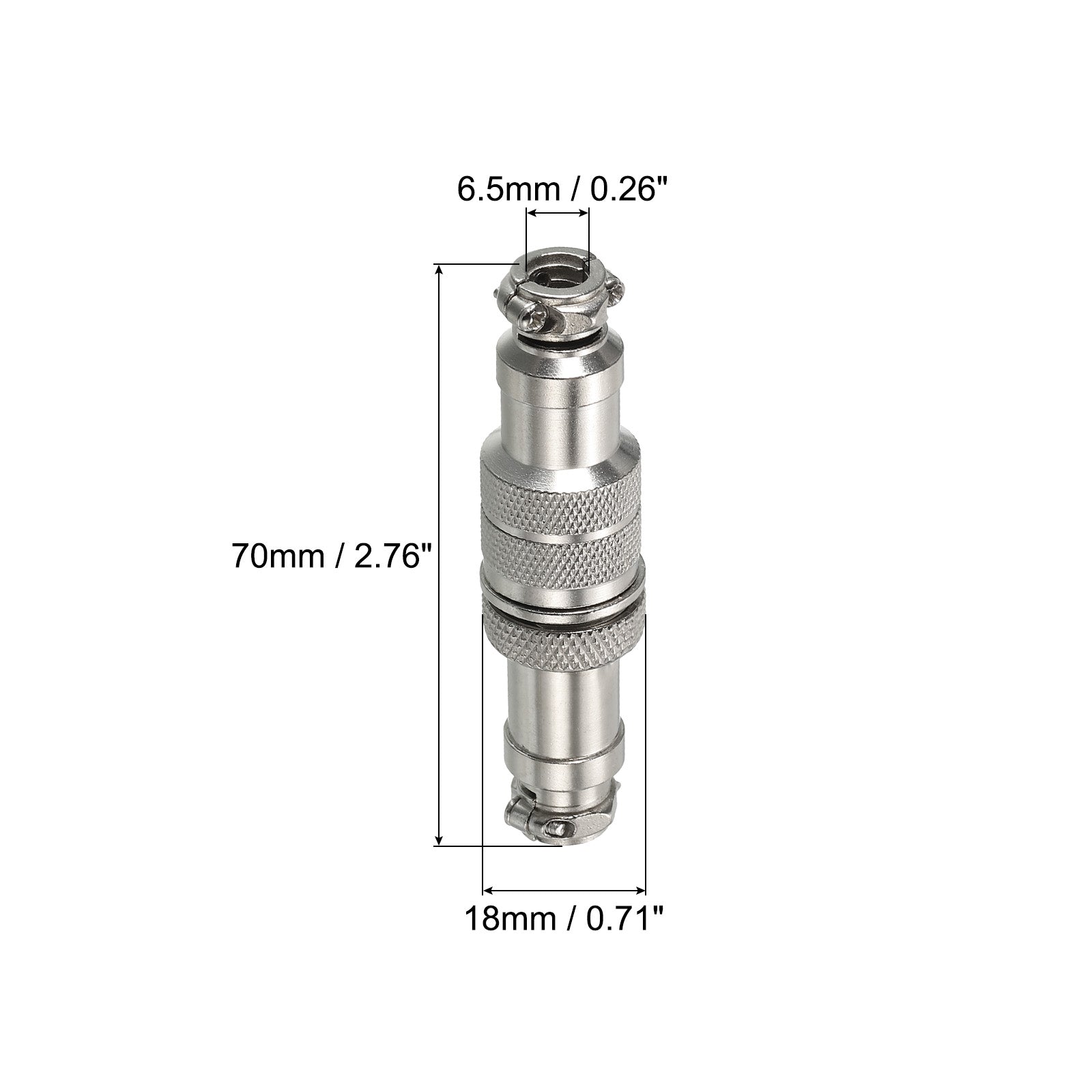 2pcs Aviation Connector GX16 2 Pins 16mm Male Female Wire Panel ...