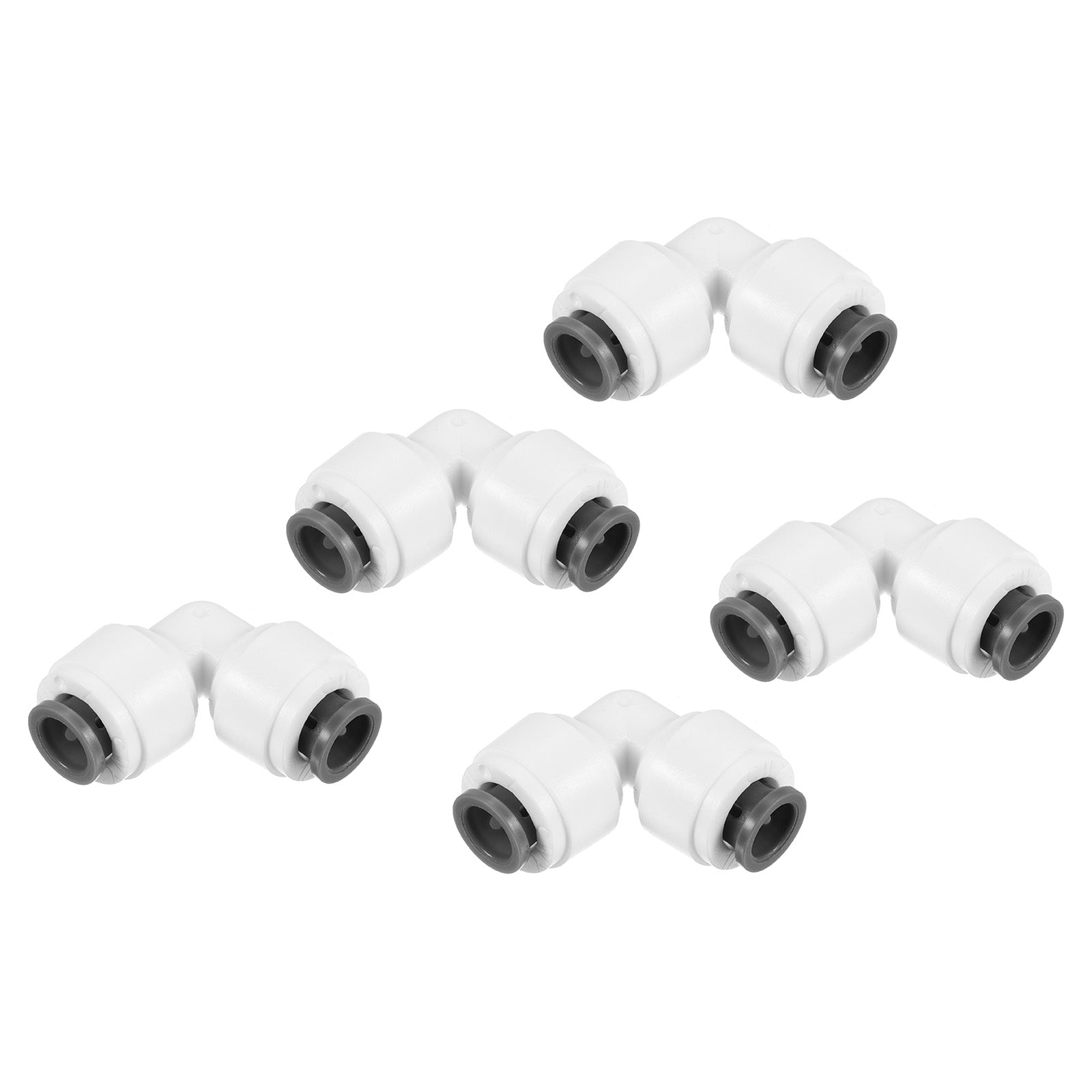 1/4" Push to Connect Elbow Fittings, 5 Pack 90 Degree Water Line ...