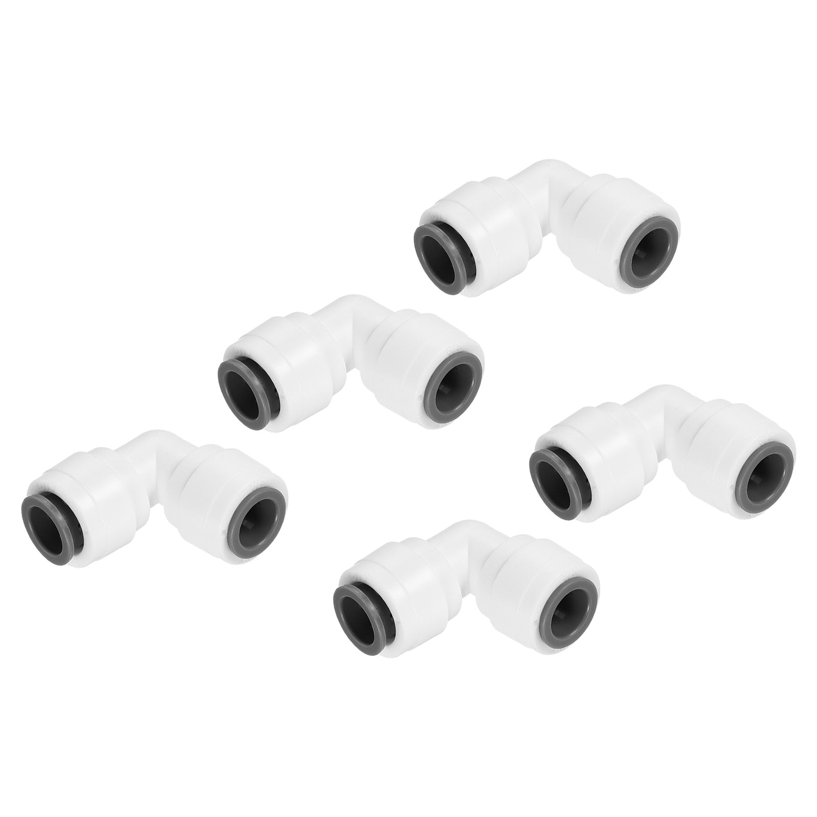 3/8" Push to Connect Elbow Fittings, 5 Pack 90 Degree Water Line ...