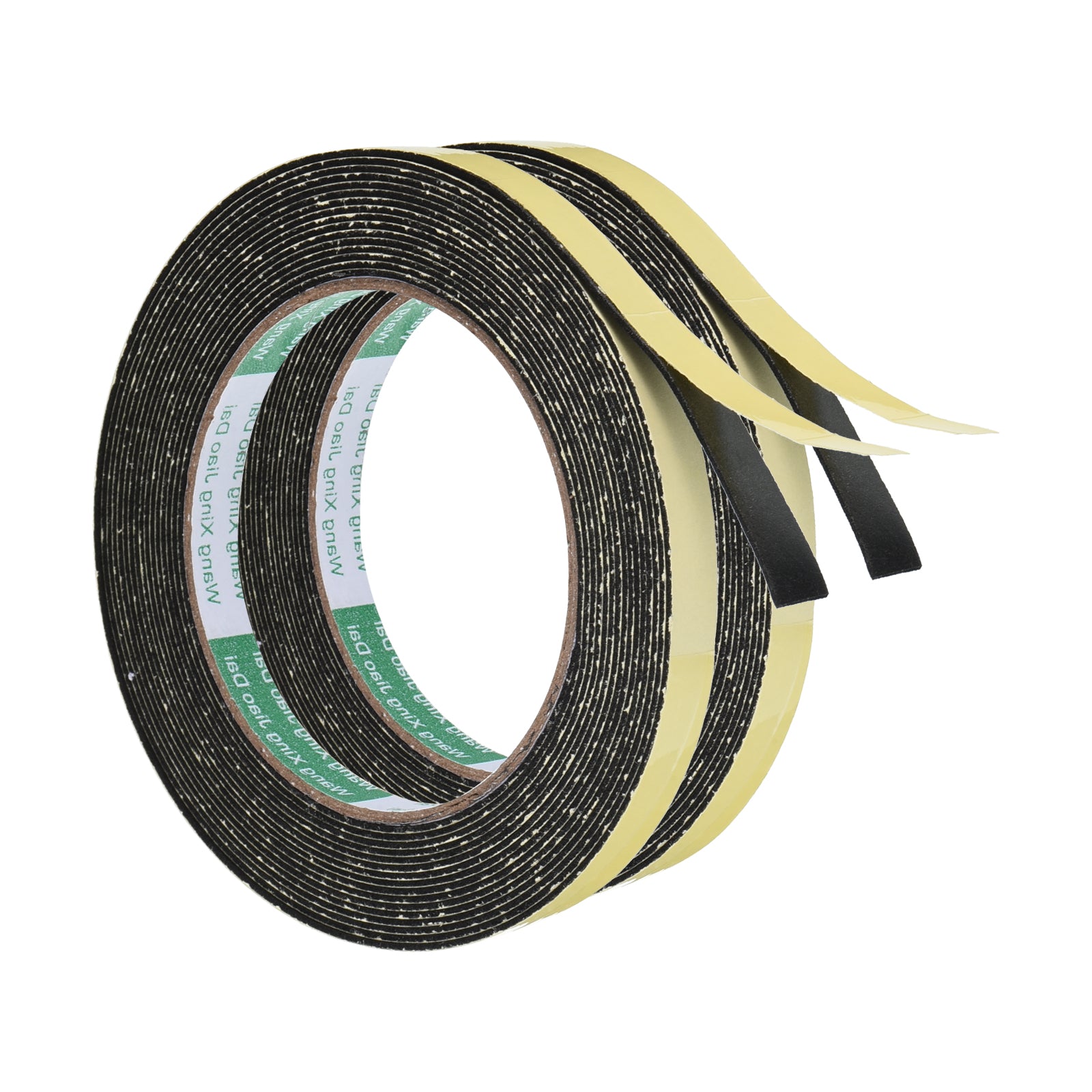 Foam Tape Weather Strip, 2 Rolls 10mmx1mmx5m Weather Stripping Door ...