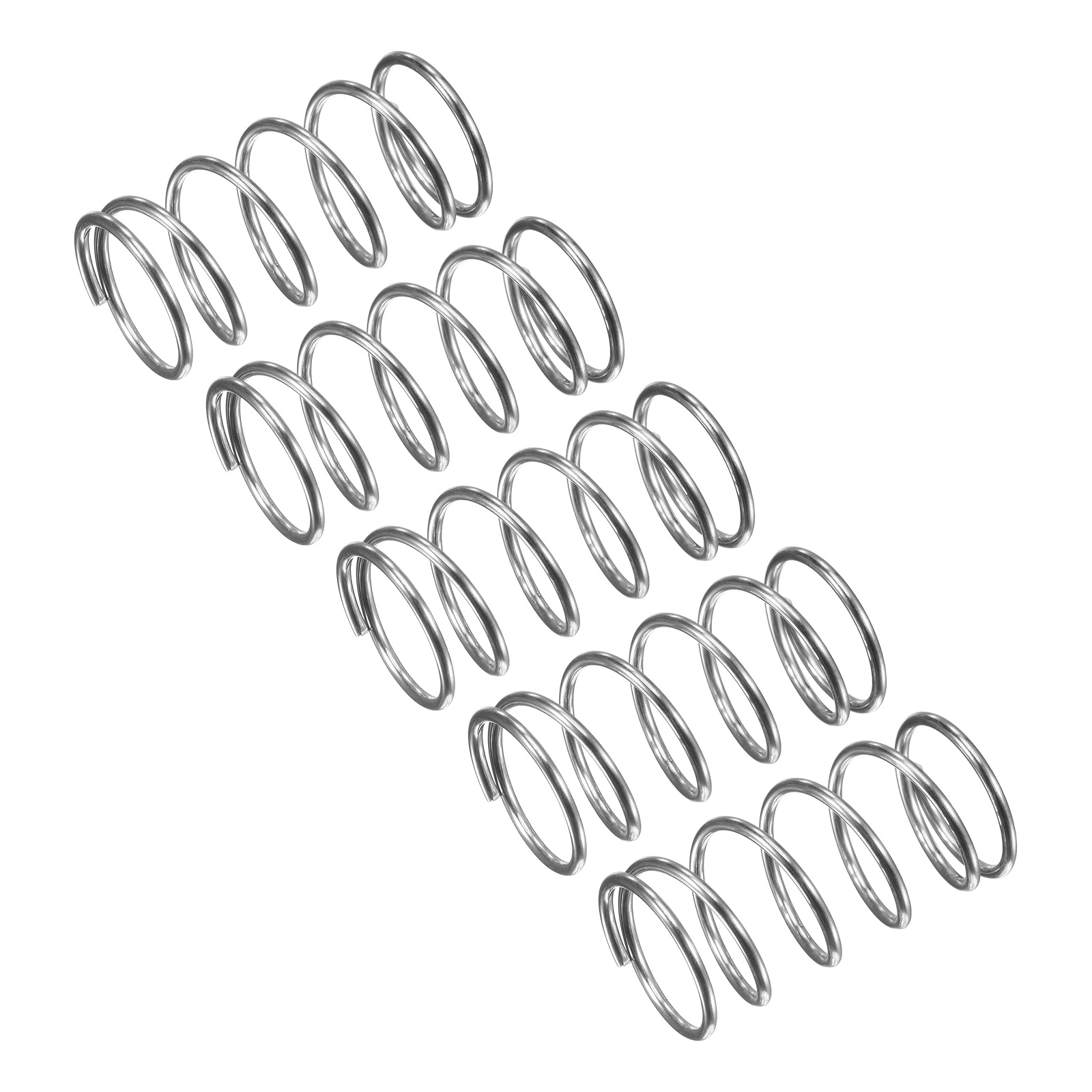 Uxcell Compression Spring, 15Pcs 304 Stainless Steel, 15mm OD, 1.2mm ...