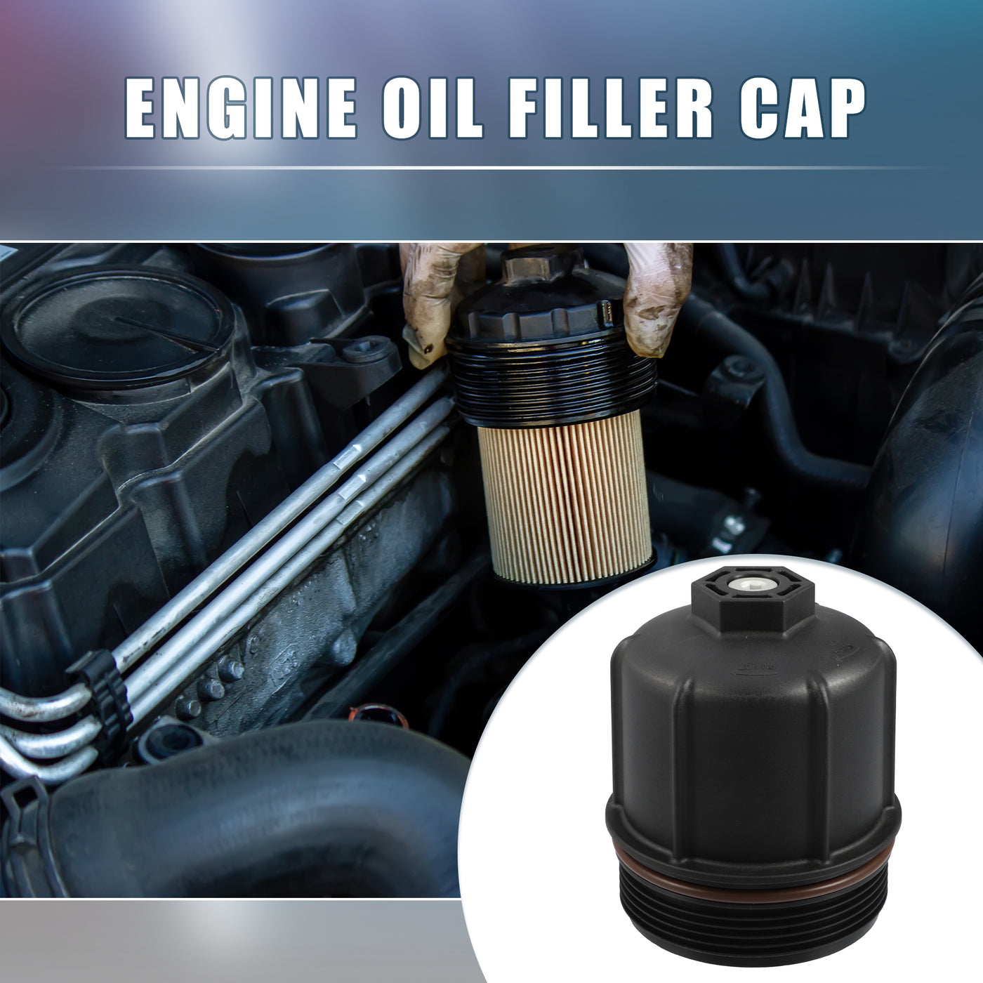 Engine Oil Filter Housing Cover Cap 079115433C for Audi A8 S6 S7 S8 4 ...