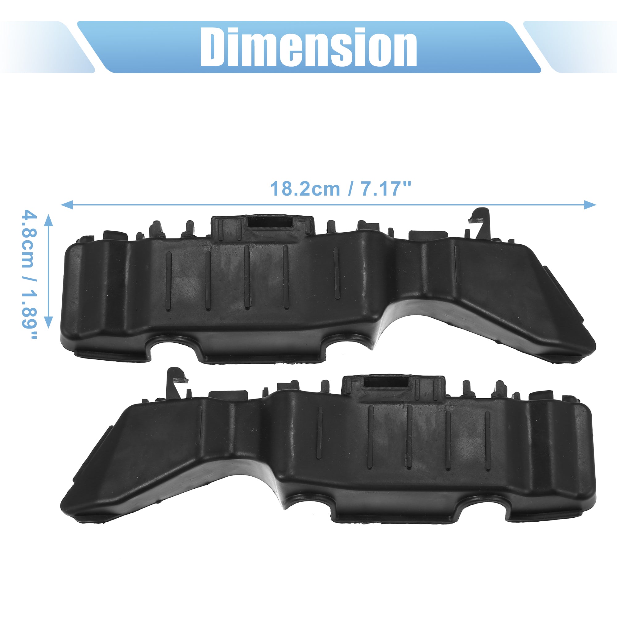 1 Pair Front Left and Right Bumper Bracket for Hyundai Accent 2012-2017 ...