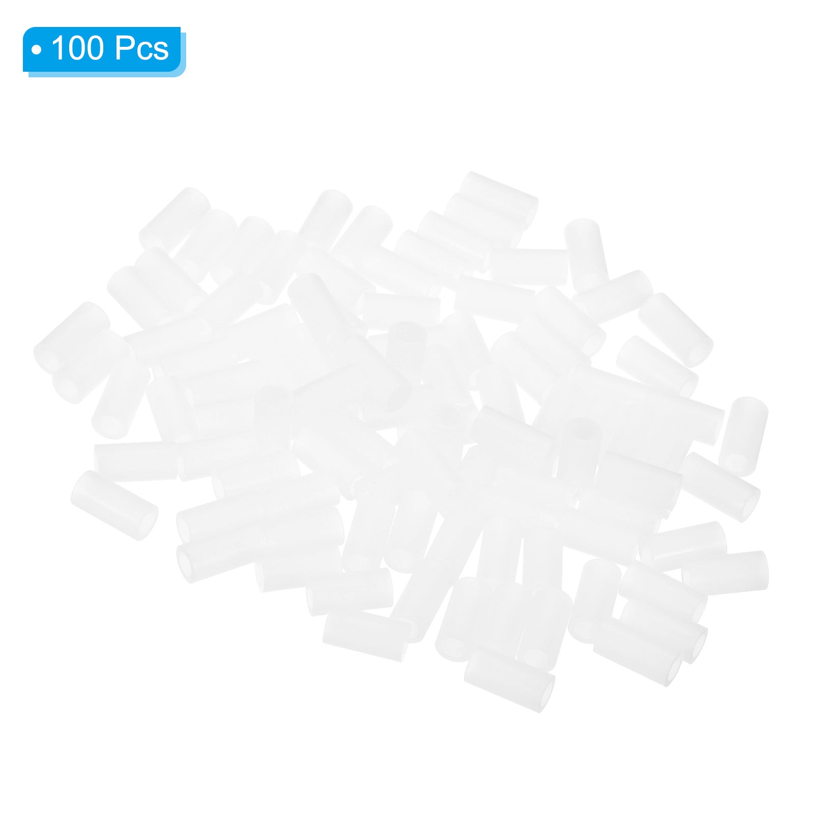 3.2mm ID x 5mm OD x 10mm L Round Spacers Washers, 100 Pack for M3 ...