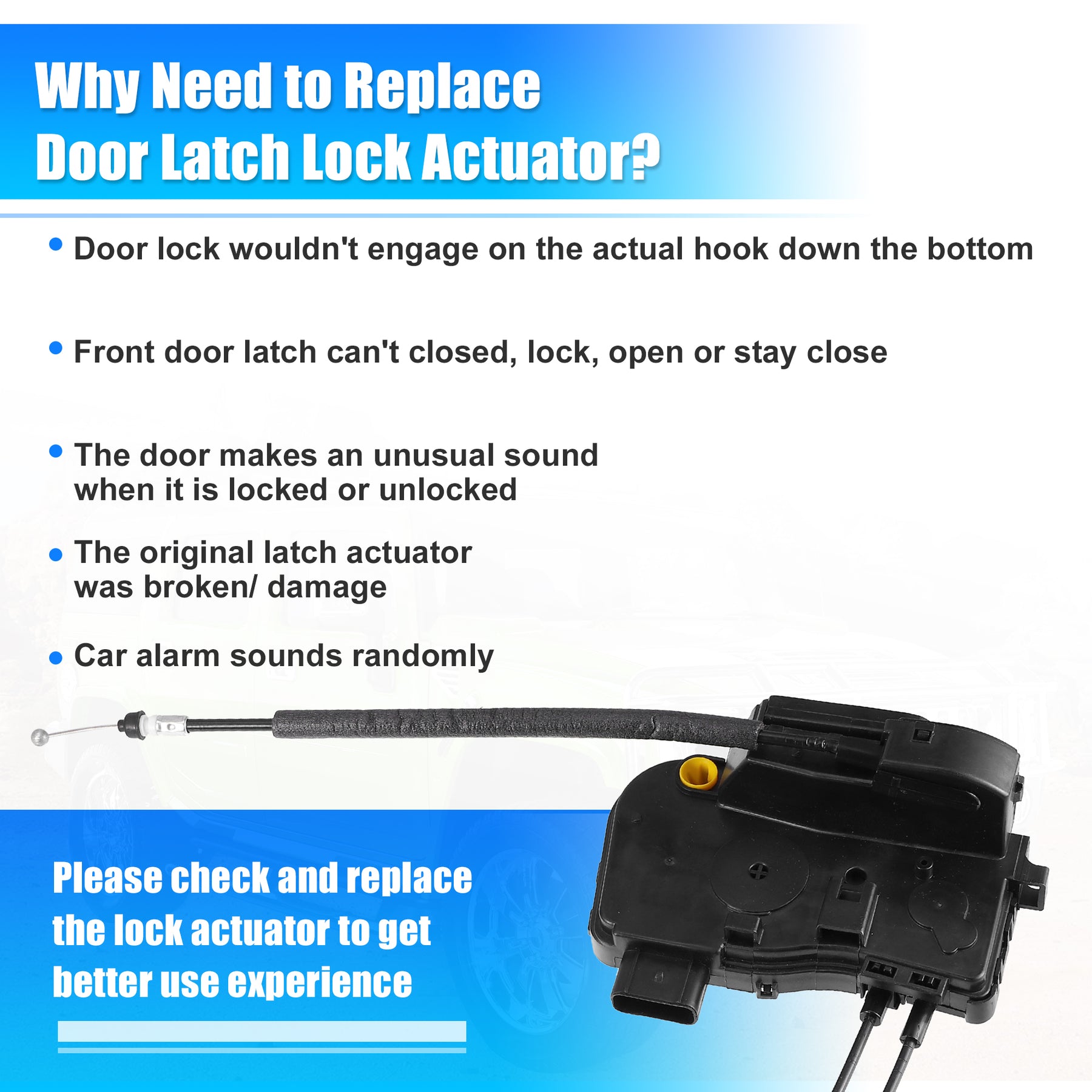 Front Driver Side Door Lock Actuator Motor 81310-3W010 81310-3W000 for ...