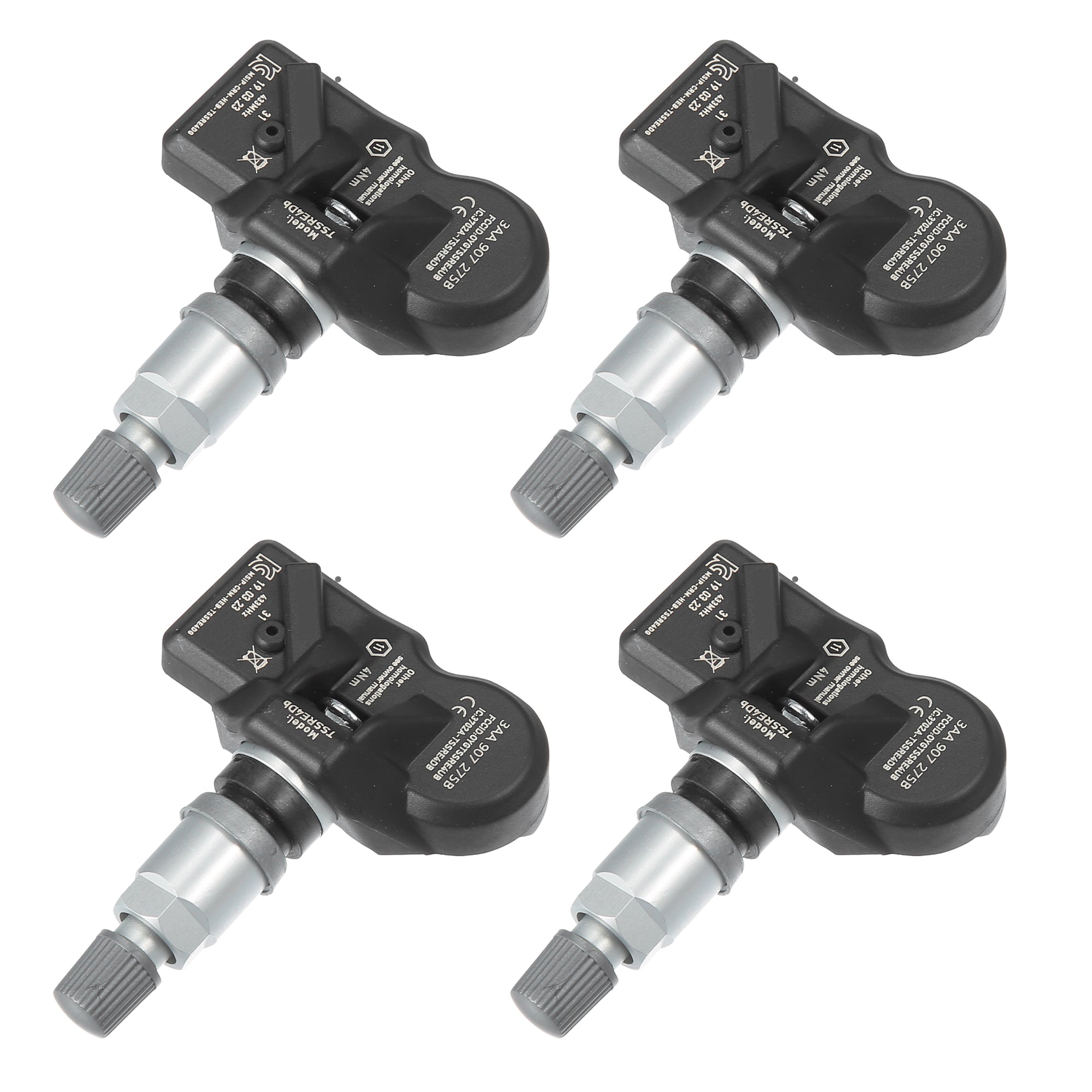 4pcs 3AA907275B 3AA907275F Tire Pressure Monitoring System Sensor TPMS ...