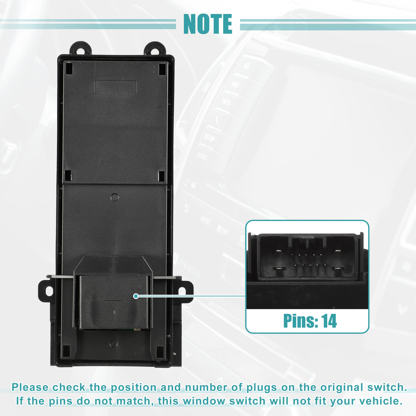 Front Left Driver Side Master Power Window Switch Replace Fit for Acura ...