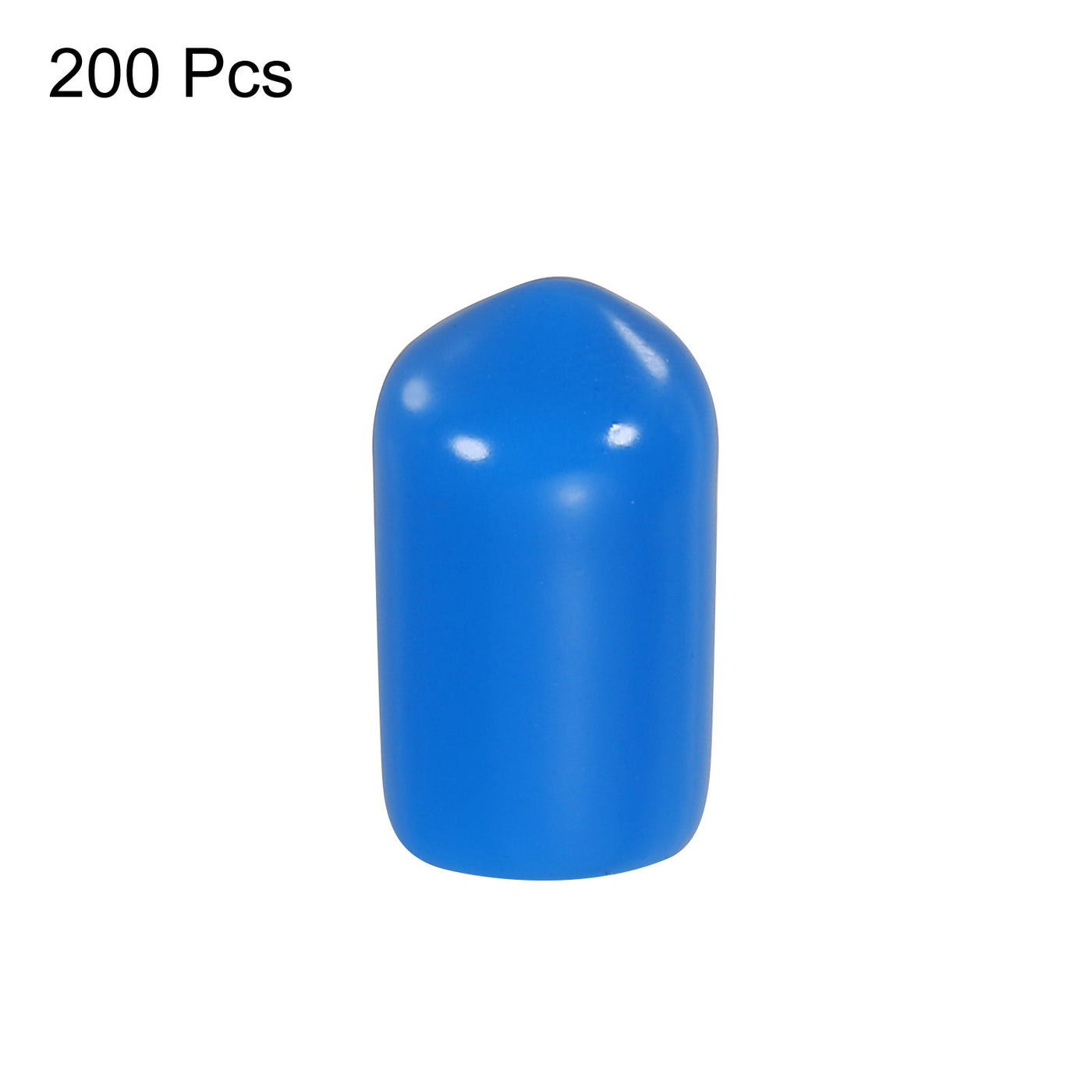 200pcs Rubber End Caps Cover 5/16 Inch Vinyl Screw Thread Protector ...