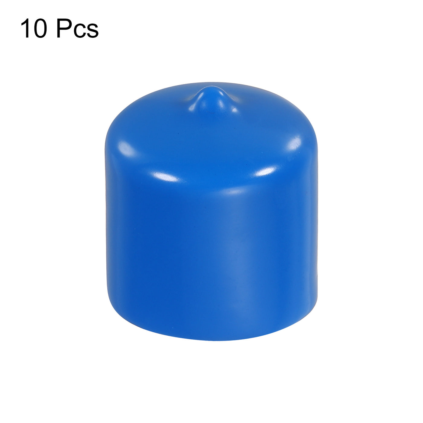 10pcs Rubber End Caps Cover 26mm Vinyl Screw Thread Protector Round PVC ...