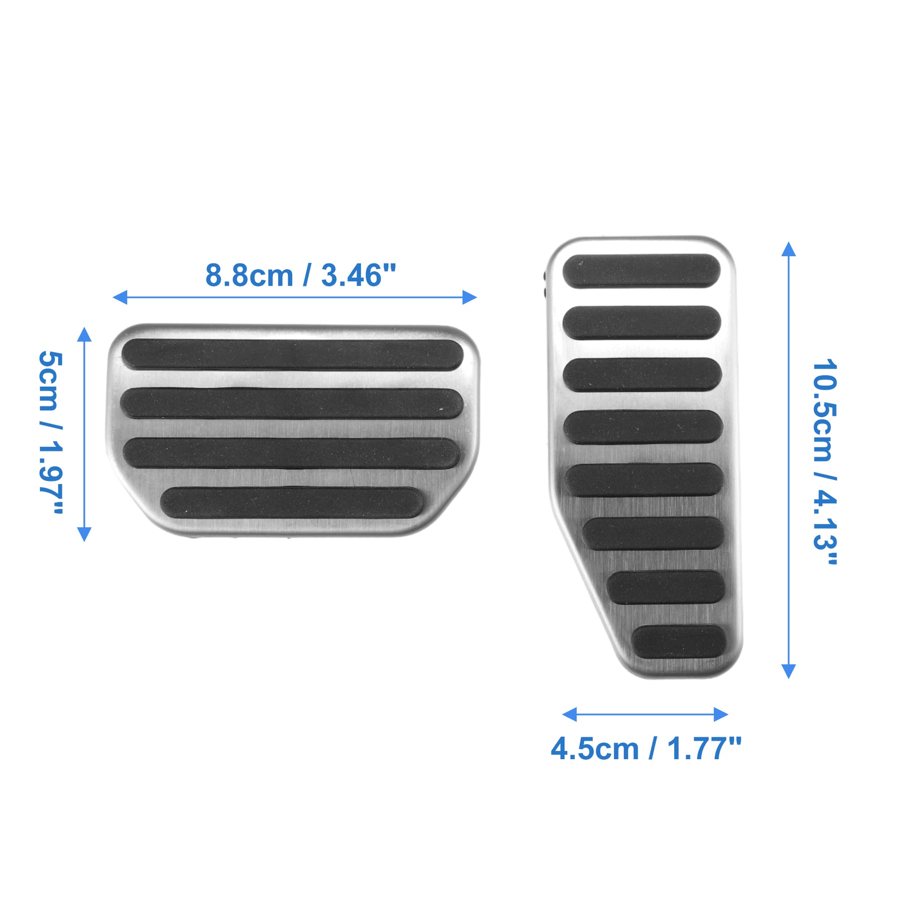 Car Gas Accelerator Brake Pedal Cover Pad for Suzuki Jimny JB64W - Pack ...