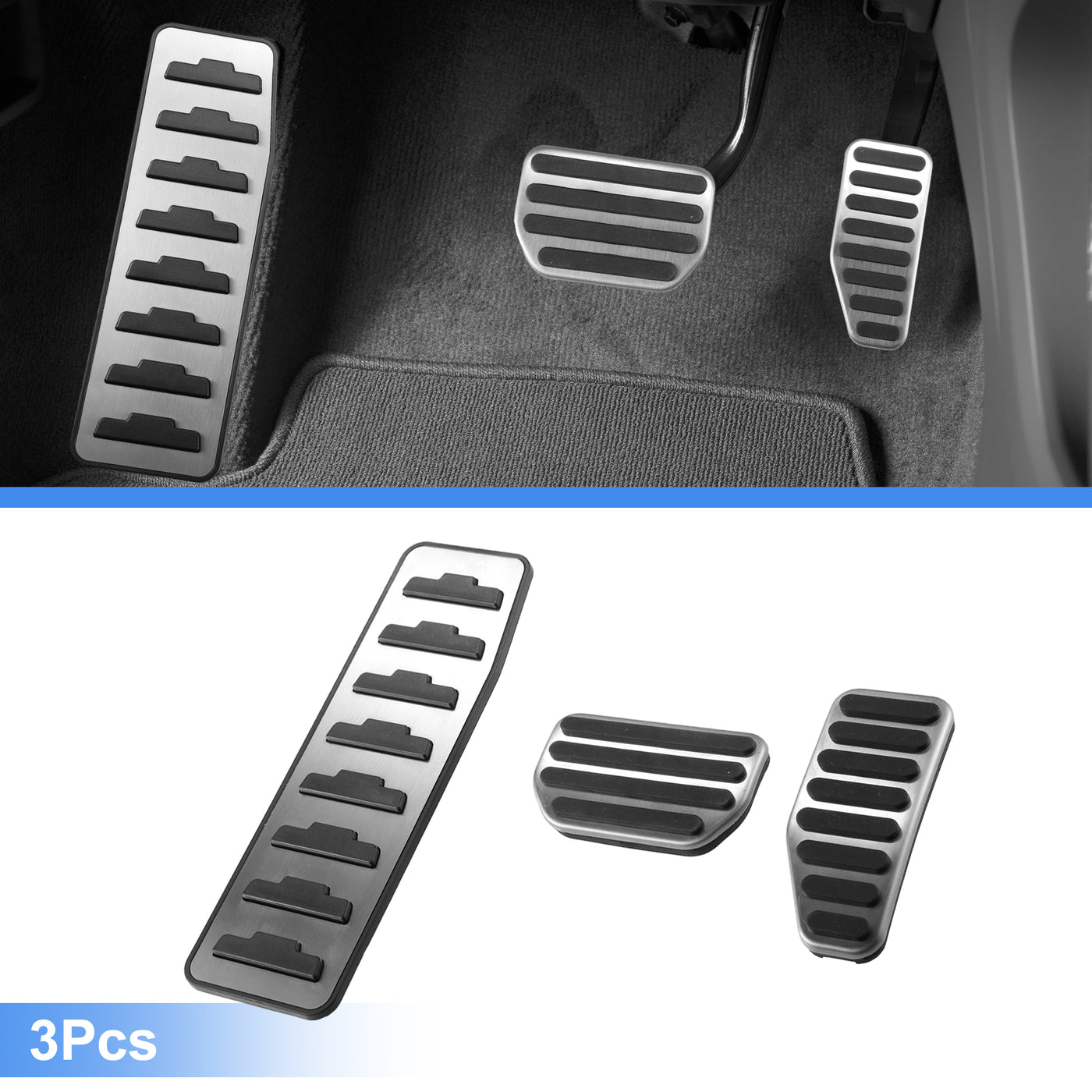 Car Gas Accelerator Brake Foot Rest Pedal Cover Pad for Suzuki Jimny ...