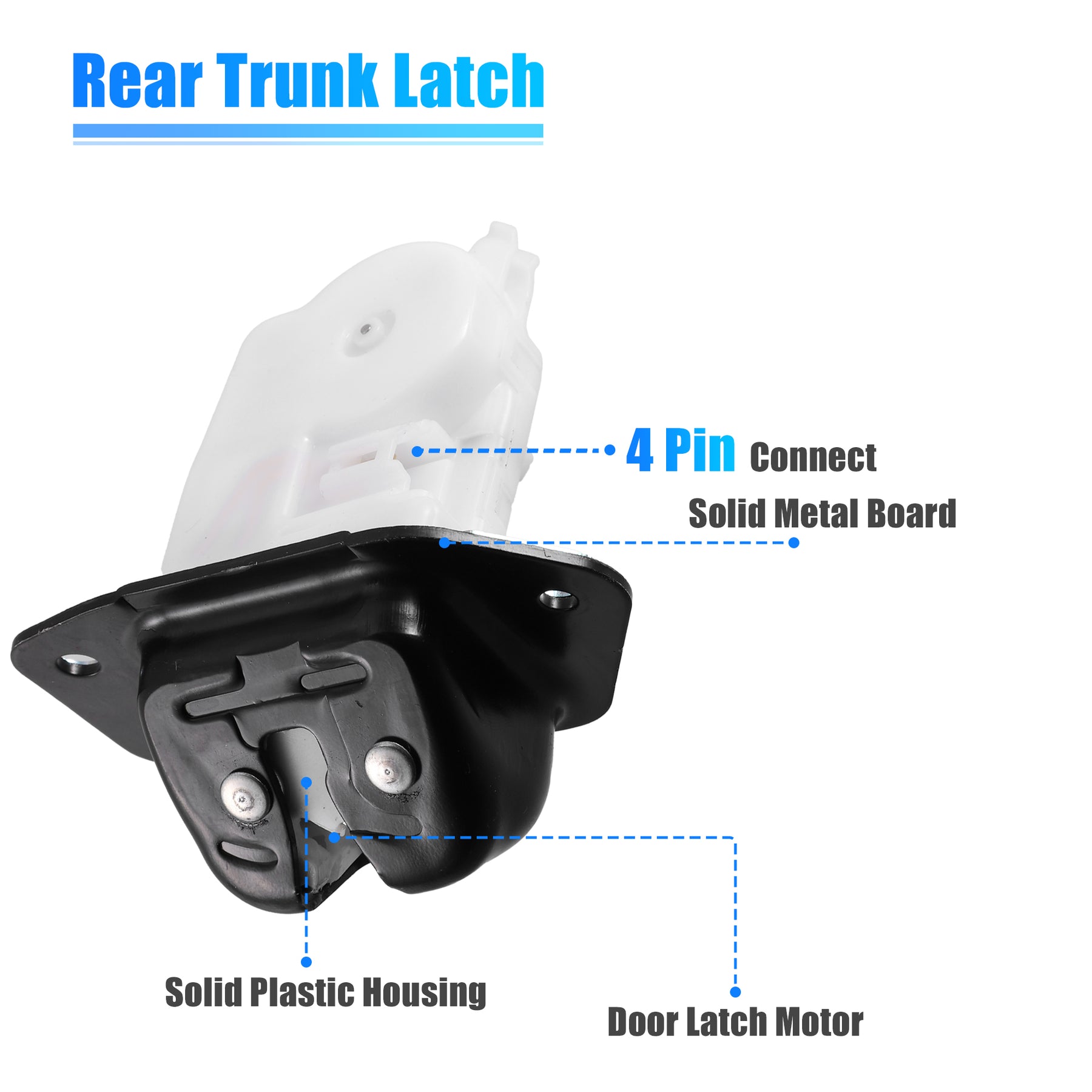Trunk Latch Lock Actuator 90502-EN00A for Nissan Versa 1.8L 2012 Engine ...
