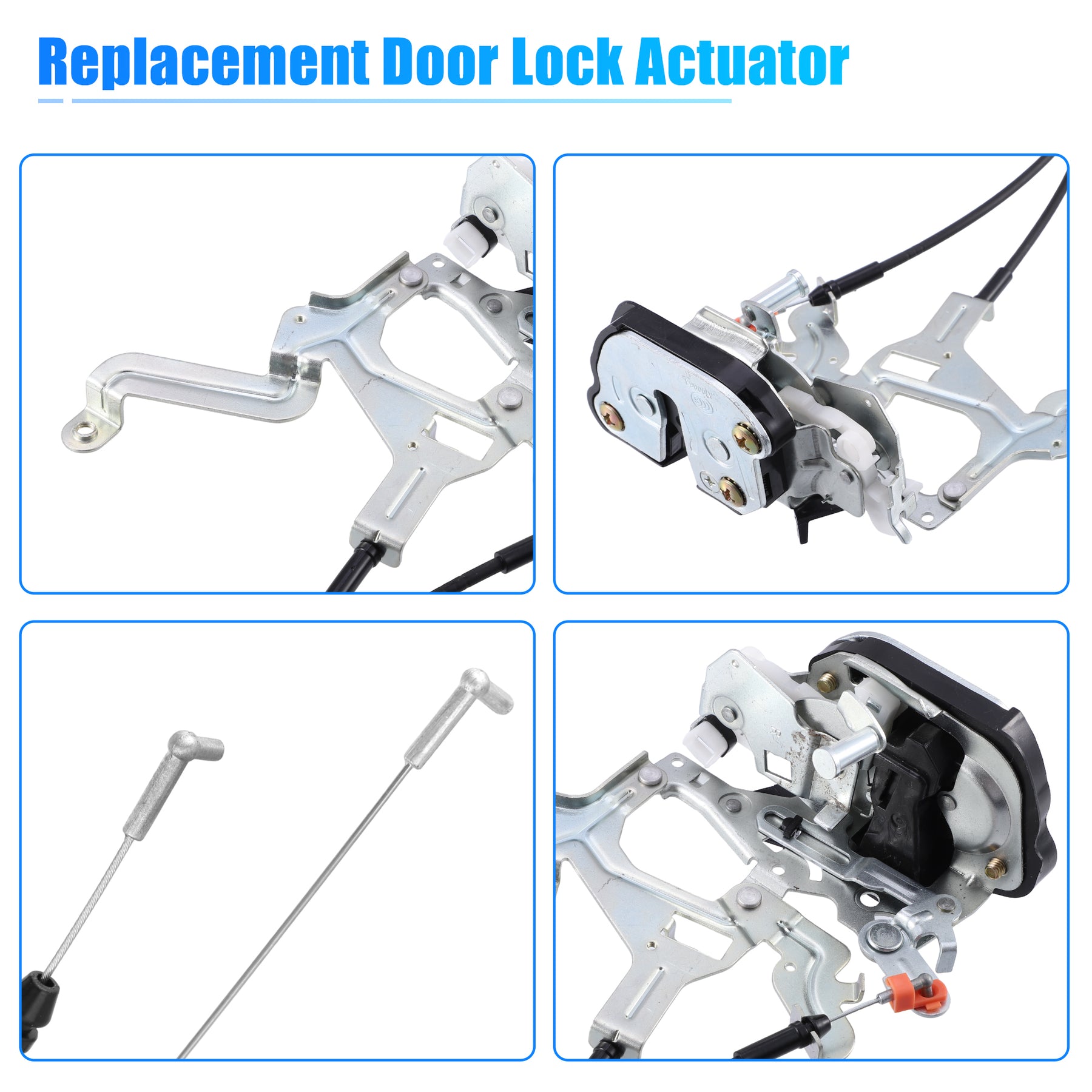 Rear Right Side Door Latch Actuator with Cable Assembly for Toyota ...