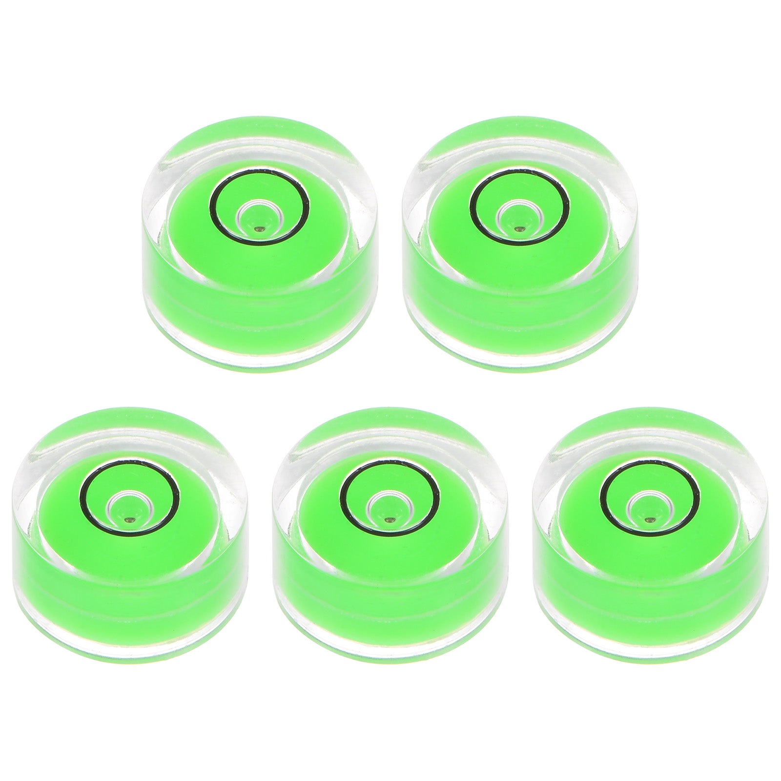 5pcs Round Bubble Level 12x6mm Mini Circular Bullseye Spirit Levels ...