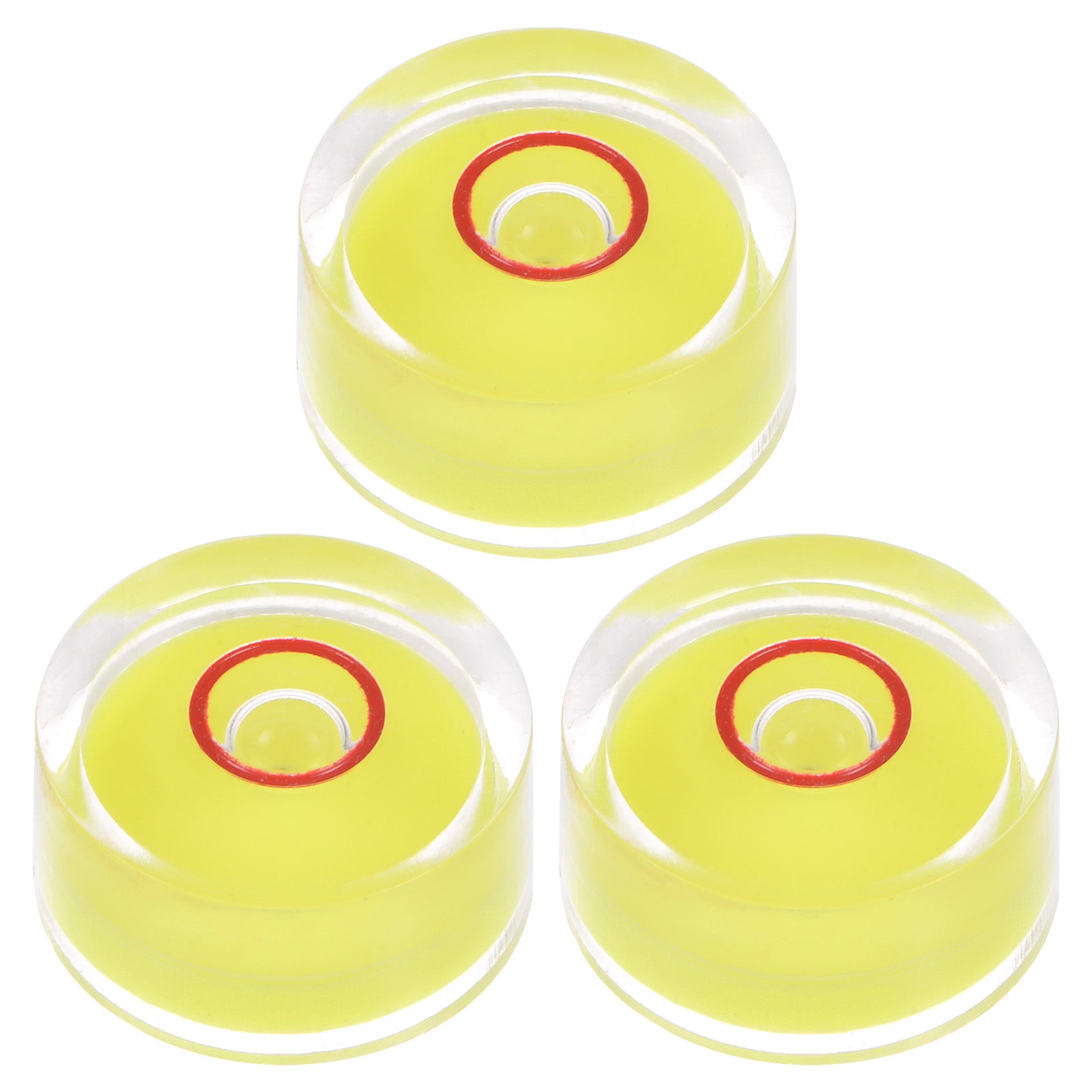 3pcs Round Bubble Level 18x9mm Mini Circular Bullseye Spirit Levels ...