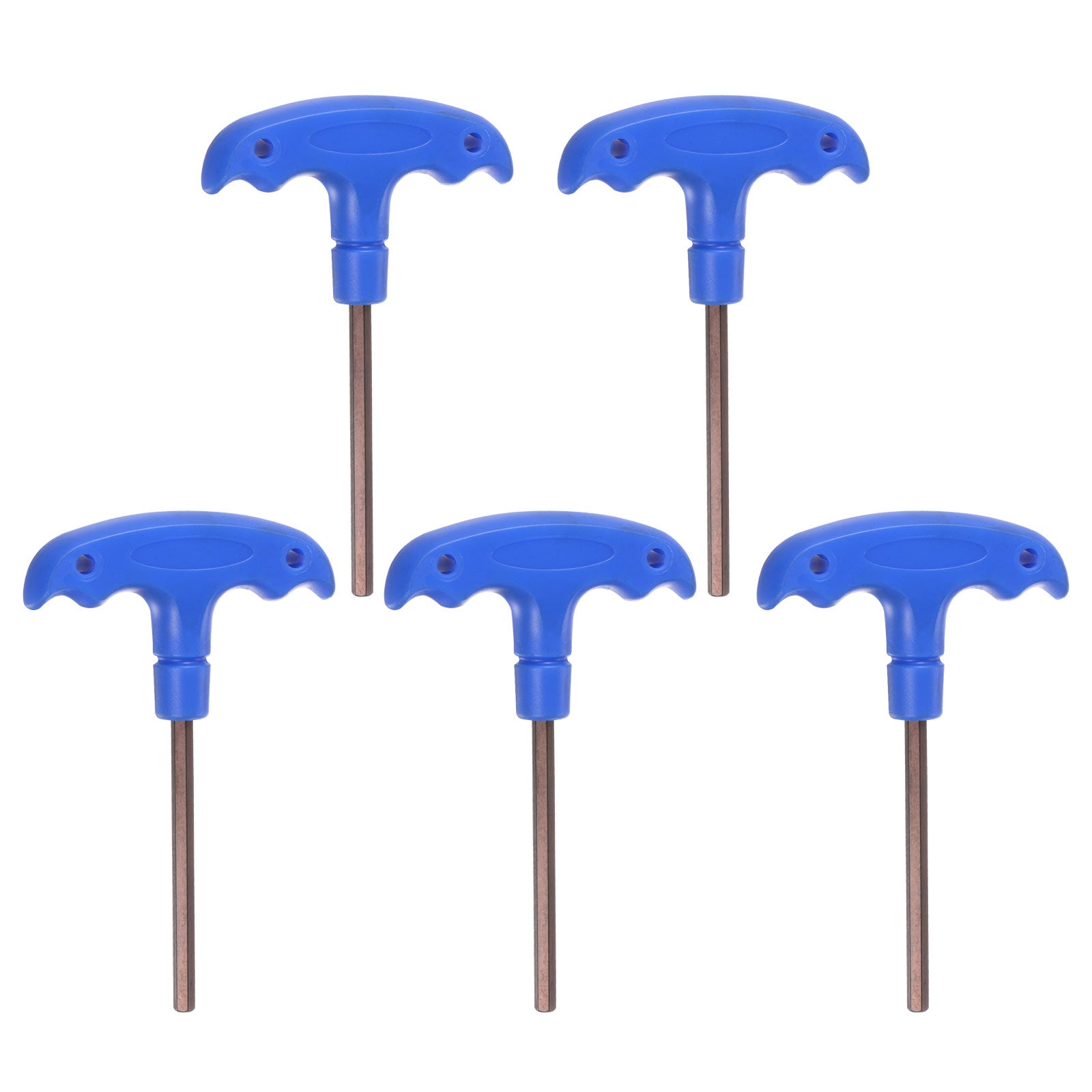 5pcs H5 T-Handle Hex Key Wrench 5mm S2 Steel T-Key Inner Hexagon ...