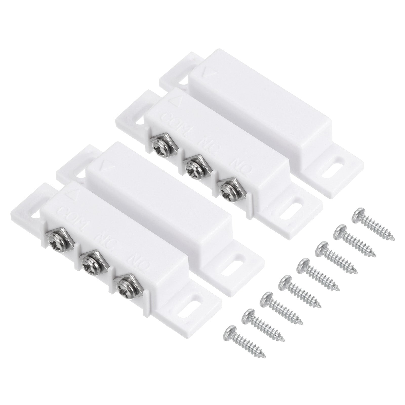 Magnetic Reed Switch, 2 Sets NO NC Wired Door Window Reed Switch ...