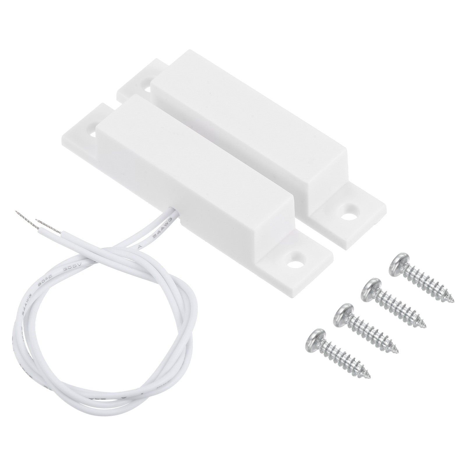 Magnetic Reed Switch, 1 Set NC Wired Door Window Contact Switch for ...