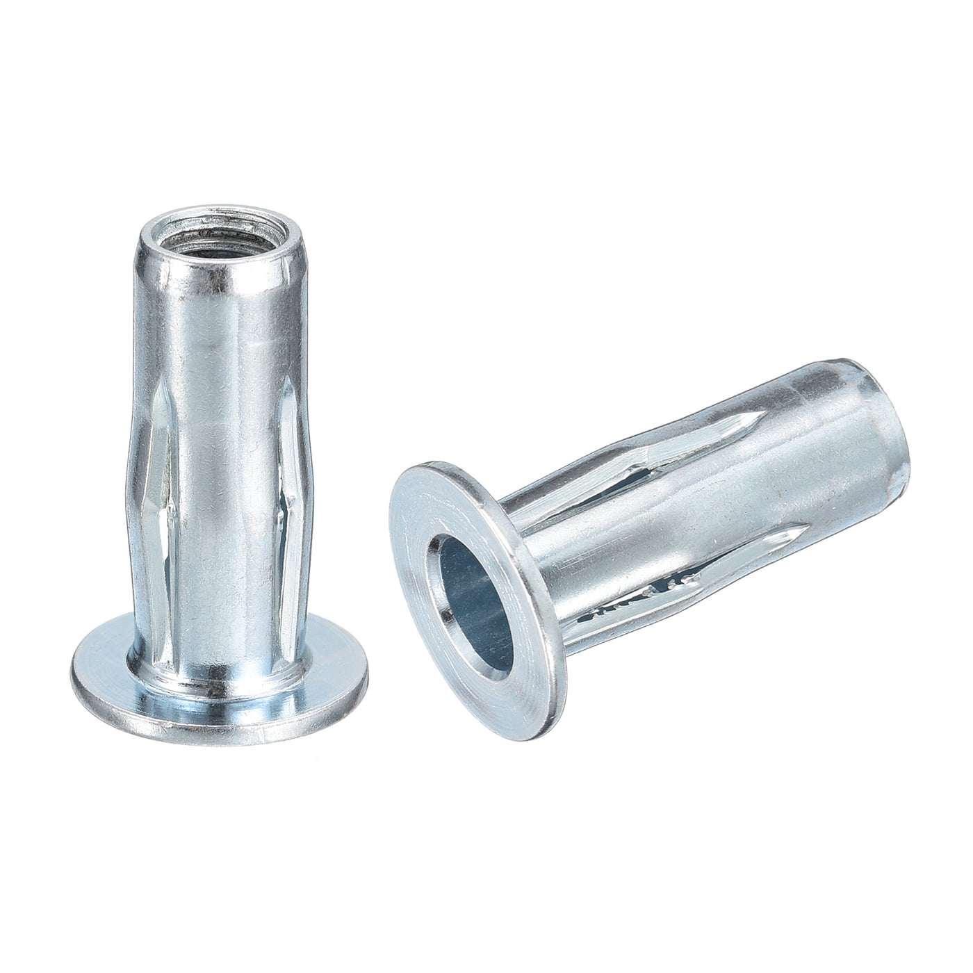 Uxcell Multi-Grip Rivet Nuts, Pre-Bulbed Shank Flat Head Threaded ...