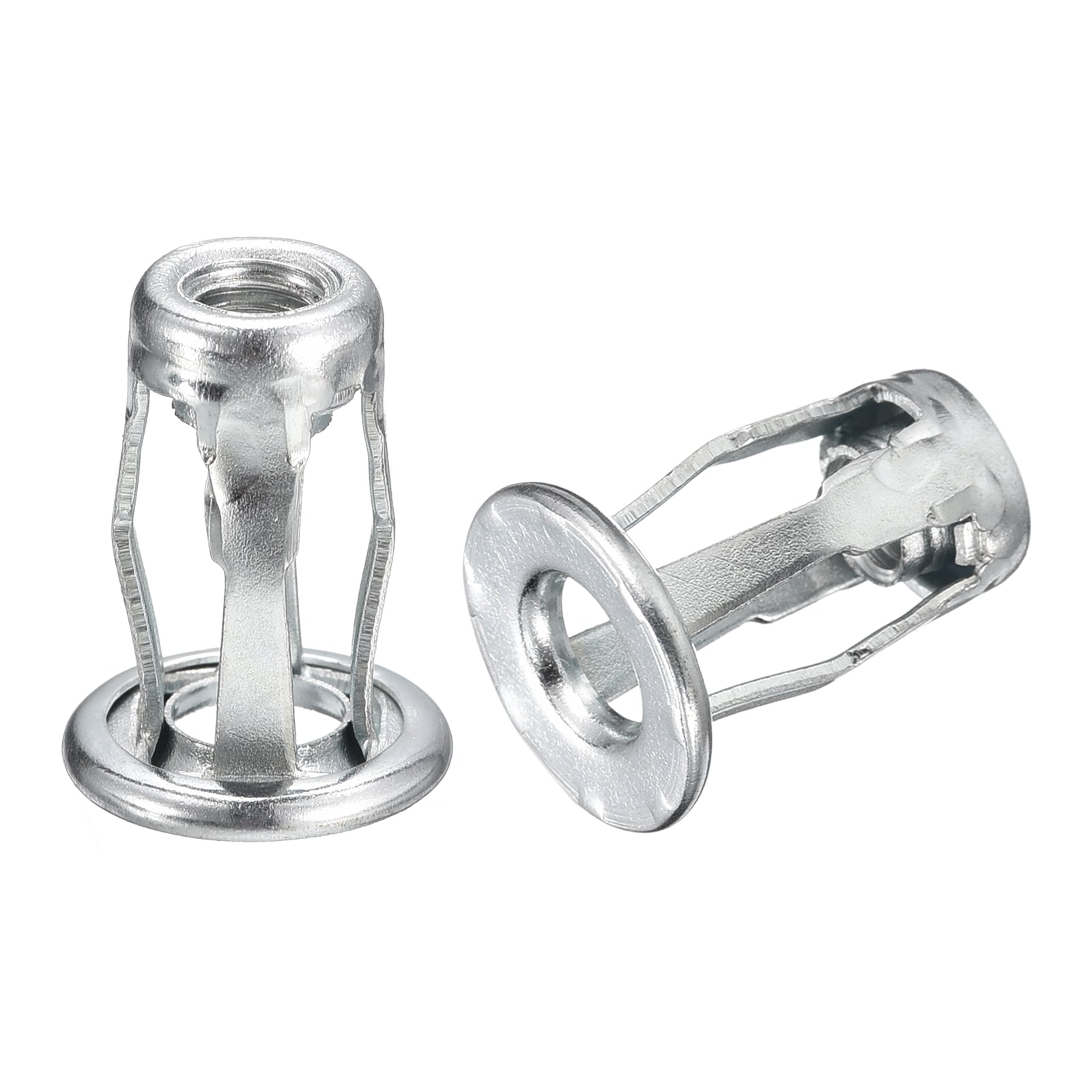 Uxcell Jack Nuts Threaded Insert Nut Carbon Steel Rivet Nuts for Thin ...