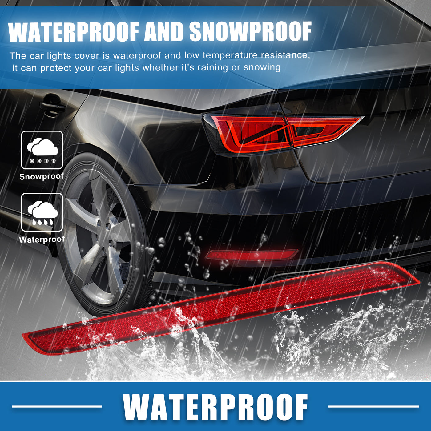 Rear Bumper Reflector Light 1668200074 for Mercedes Benz W166 ML350 ...