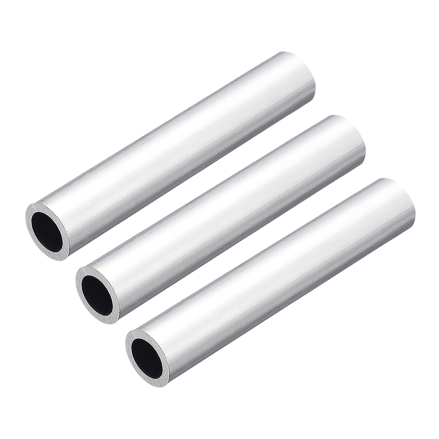 Uxcell 19mm OD 13mm Inner Dia 100mm Length 6063 Aluminum Tube for ...