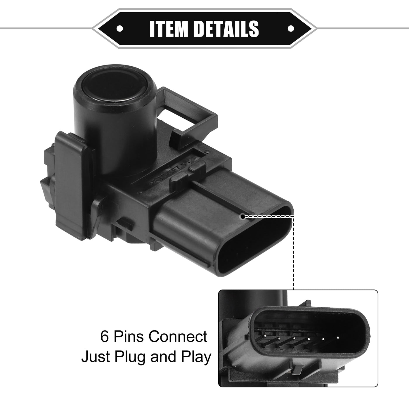 2 Pcs PDC Reverse Parking Assist Sensor Compatible for Lexus RX450h ...