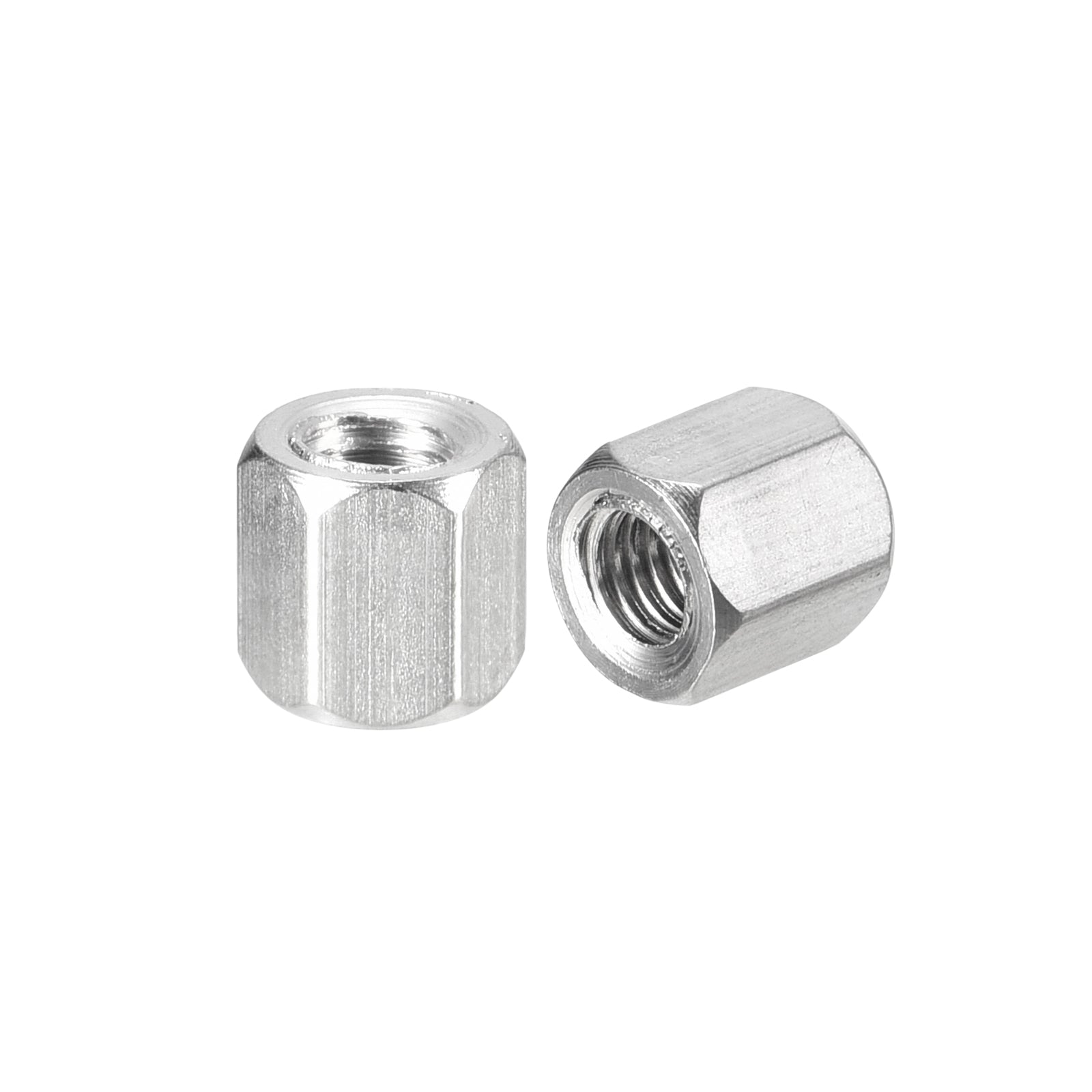 Uxcell M5 x 0.8-Pitch 8mm Length Coupling Nuts, 8pcs 304 Stainless ...