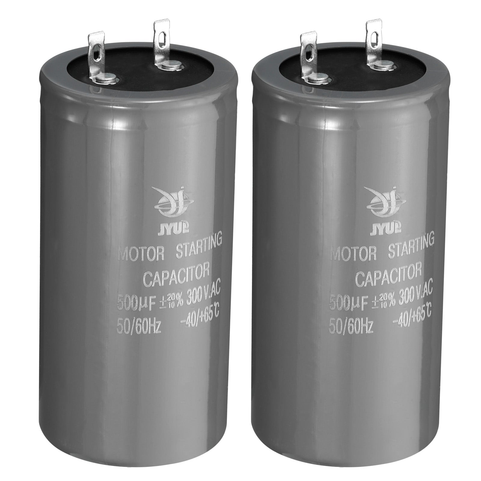 Motor Start Capacitor, 2 Pcs 500uf 300V 50/60Hz CD60 Running Capacitor ...