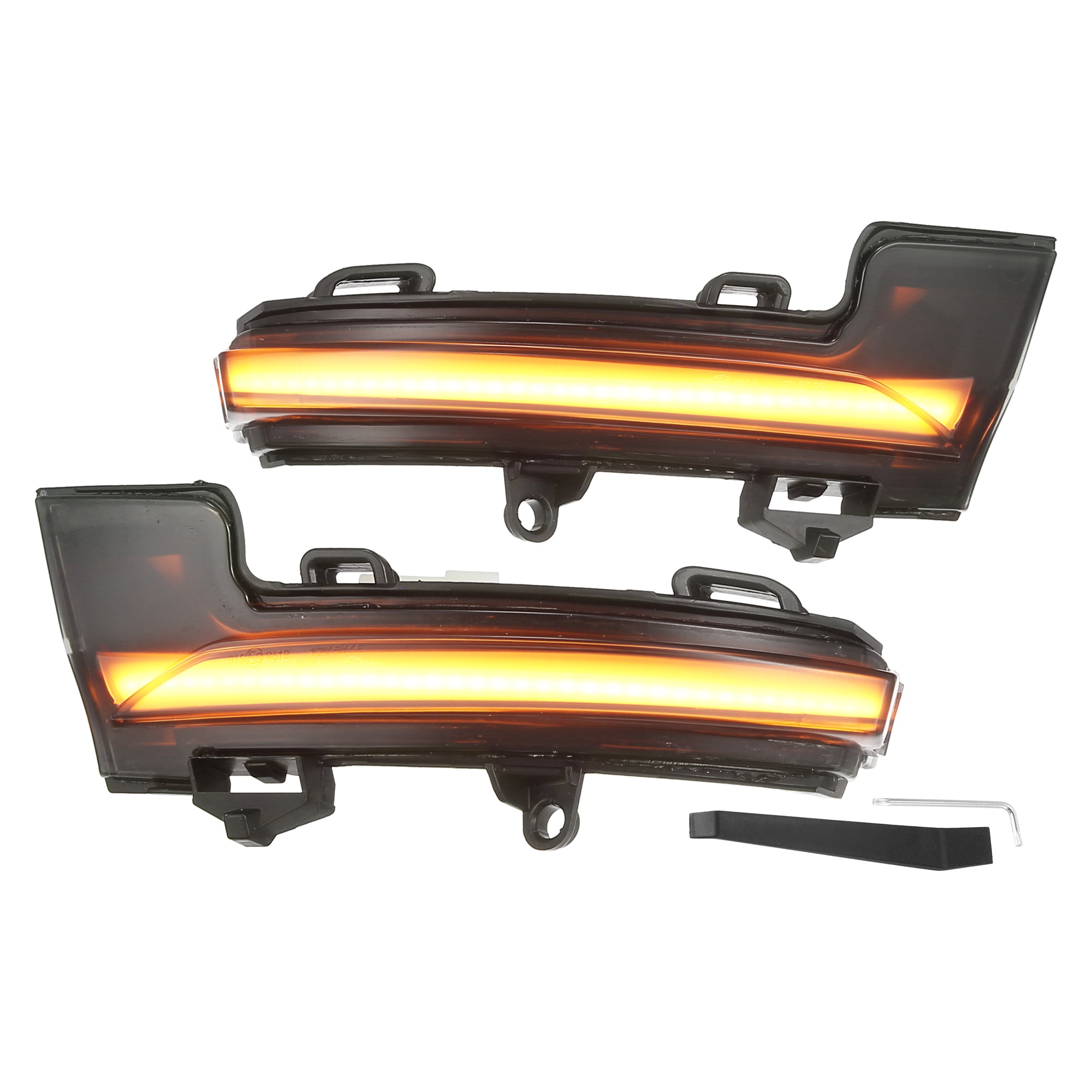 1 Pair Side Wing Mirror Turn Signal Light 5E0949101 5E0949102 for Skoda ...