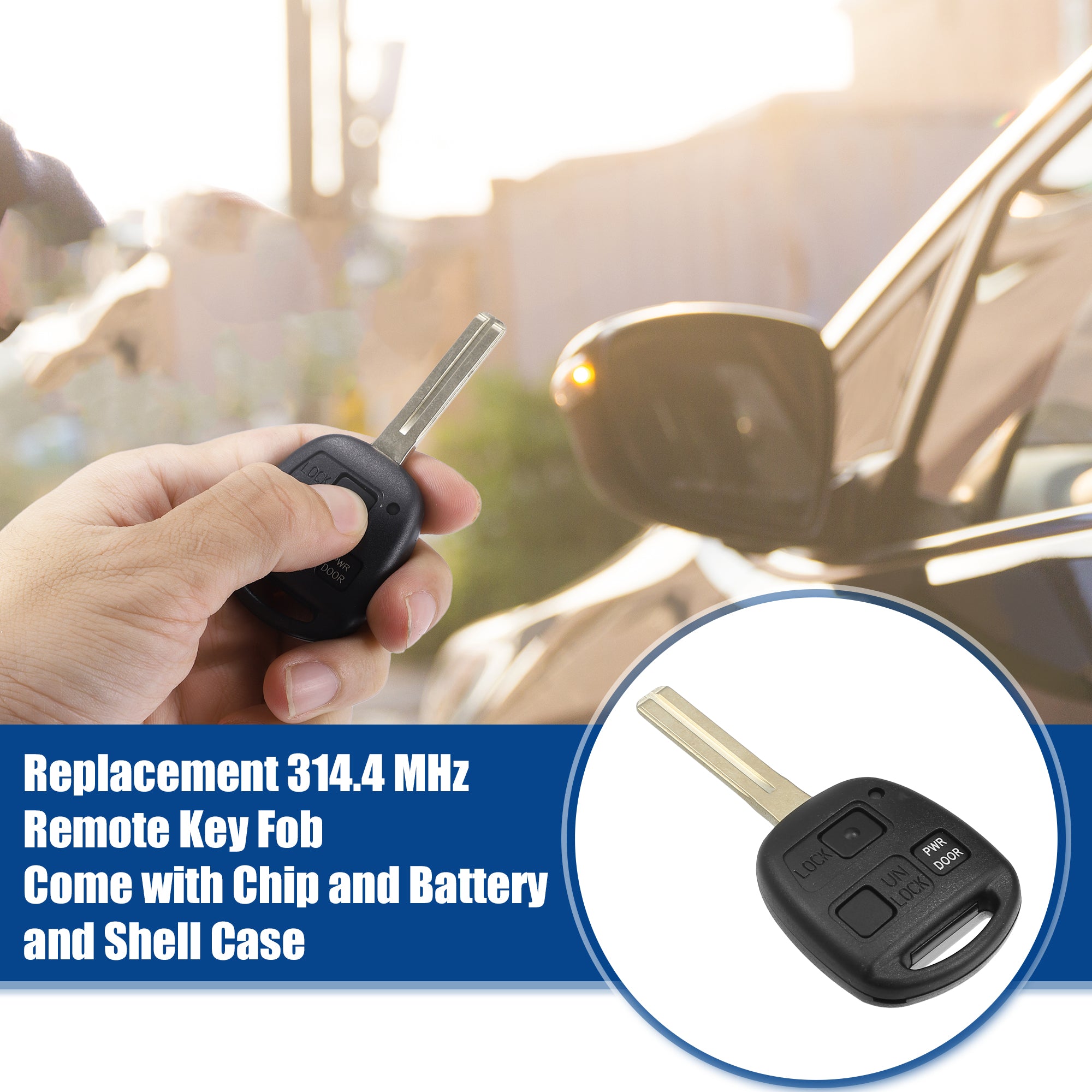 314.4 MHz Key Fob Keyless Entry Remote Fit for Lexus RX330 RX350 2004 ...
