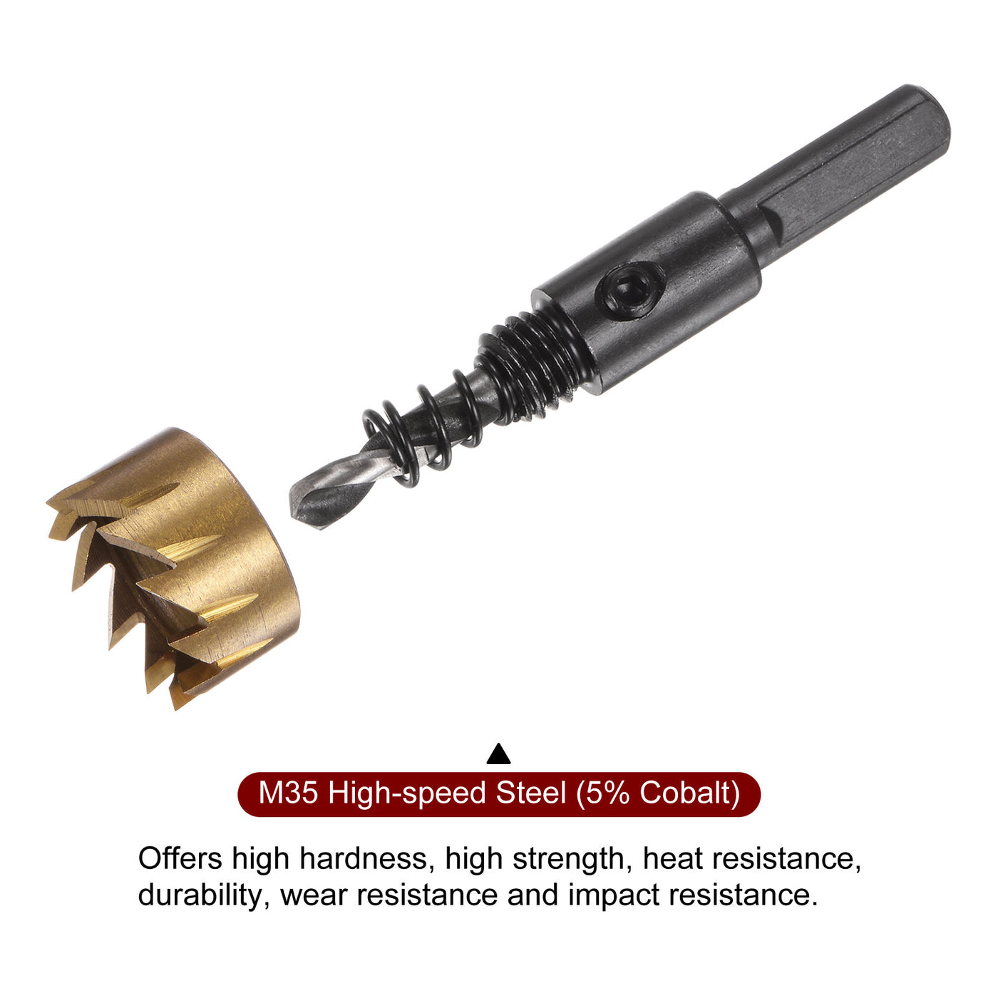 2pcs 22mm M35 HSS (High Speed Steel) Hole Saws Drill Bits for Stainless ...